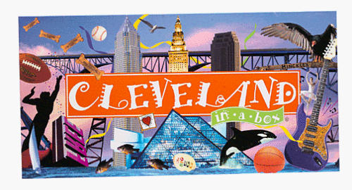 Late for the Sky Cleveland-opoly - City in a Box Board Game – Toytooth