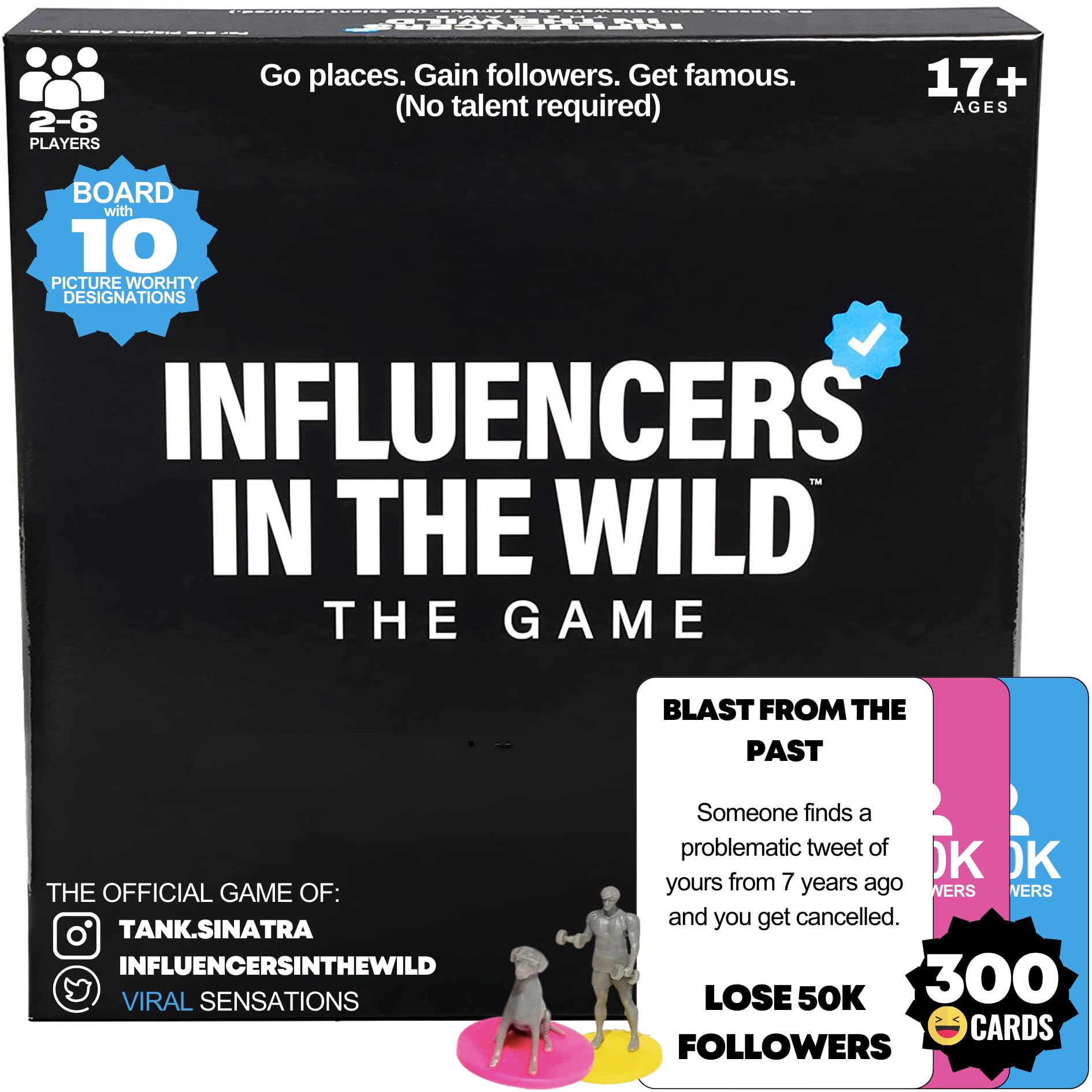 Influencers in the Wild Board Game - 2-6 Players - Built by Tank Sinat ...