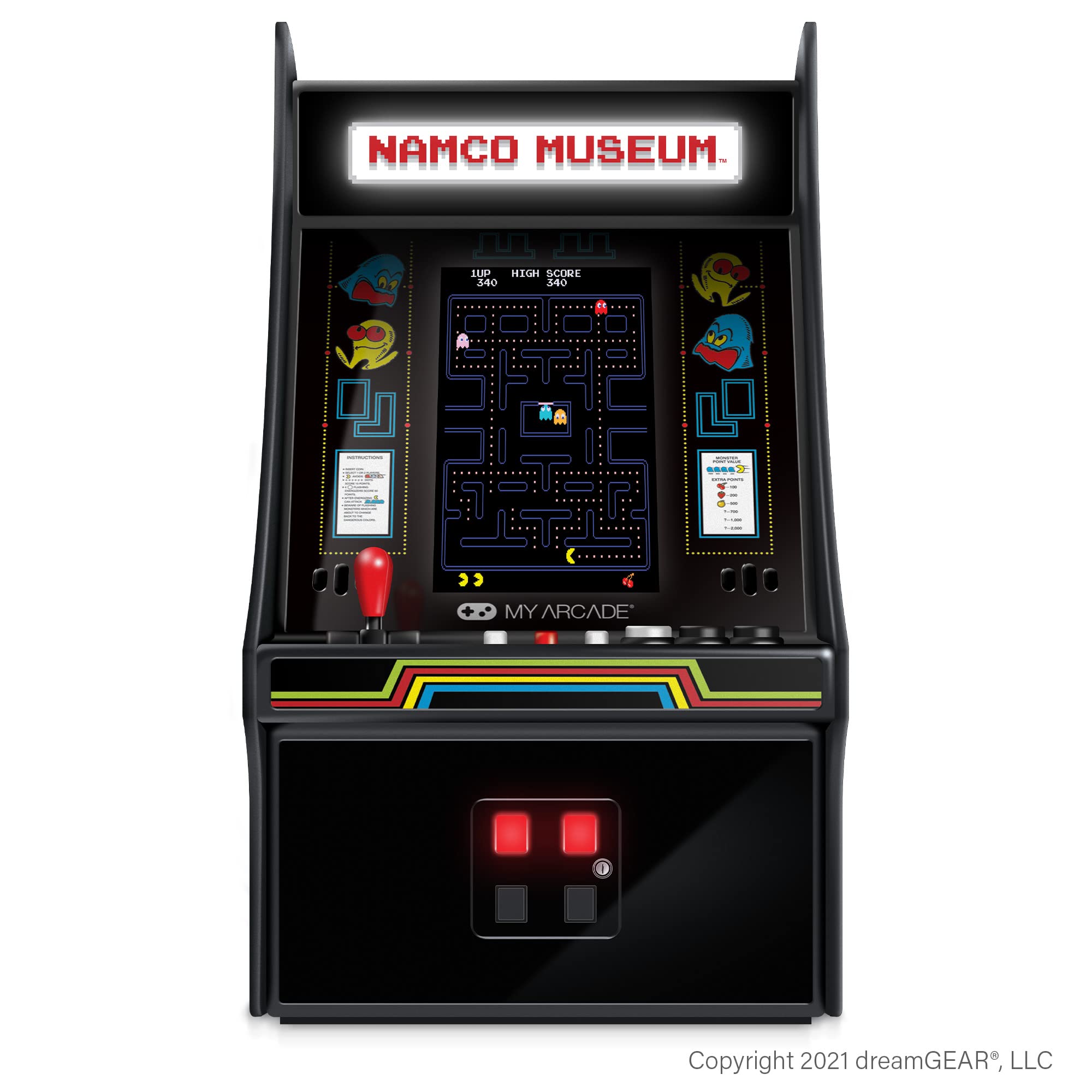My Arcade Mini Player 10 Inch Arcade Machine: 20 Built In Games, Fully ...