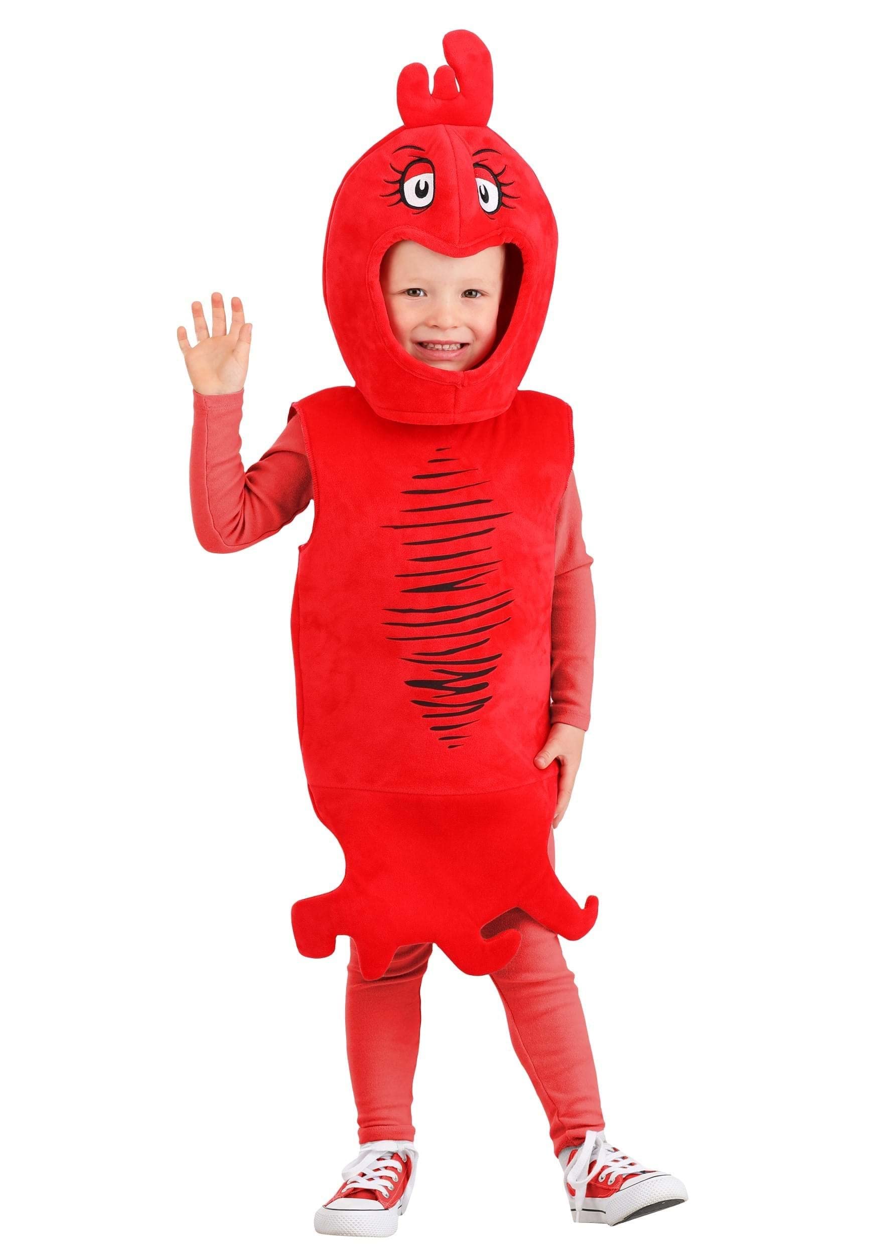 Elope Dr. Seuss One Fish Two Fish Red Fish Blue Fish Costume X-Small ...