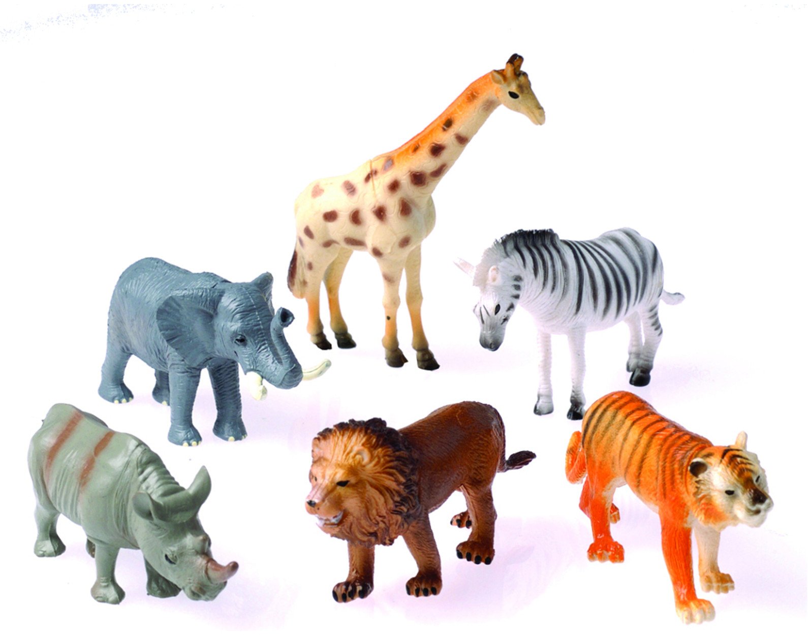 U.S. Toy 6 Plastic Toy Safari Animals Toy – Toytooth