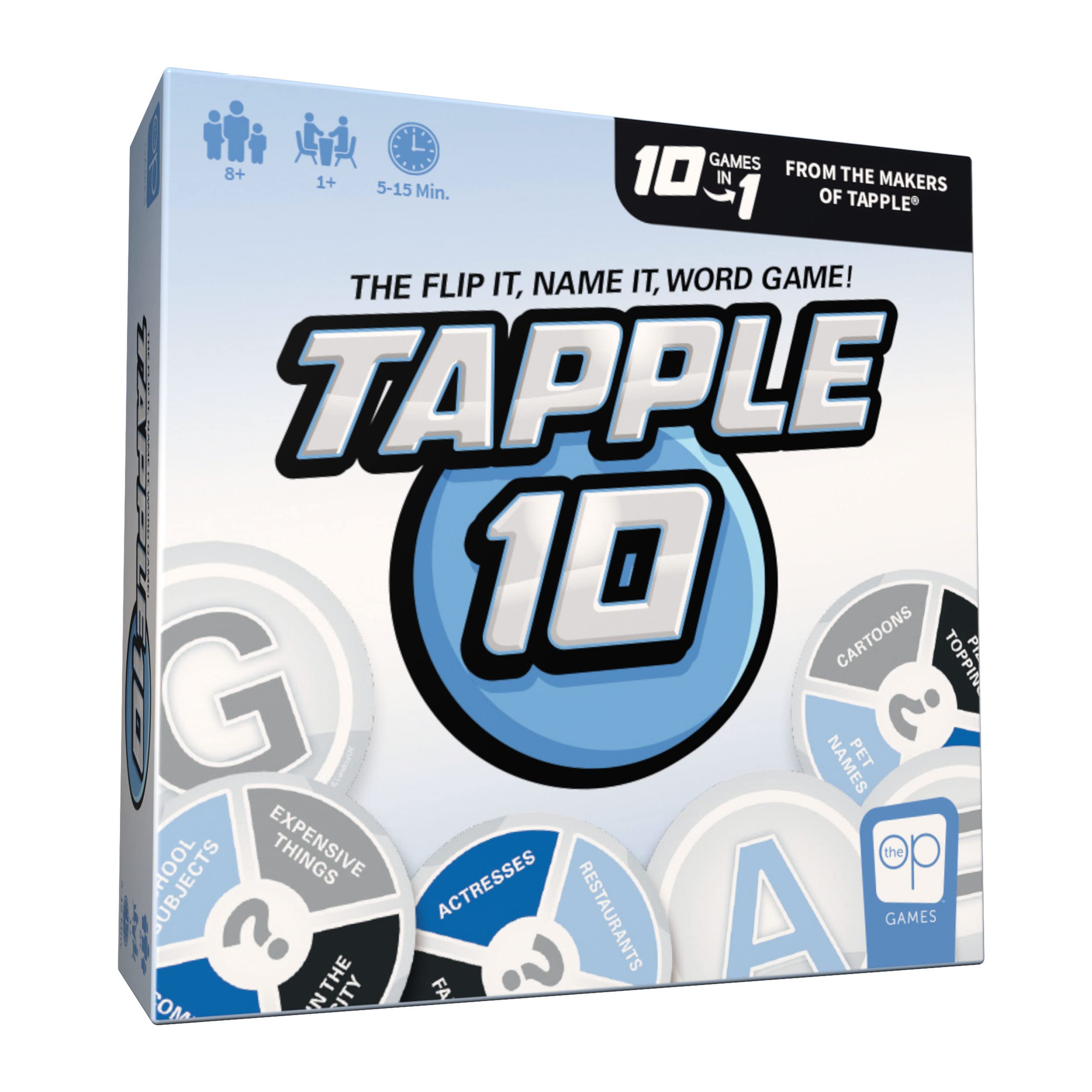 Usaopoly Tapple 10 | Featuring 10 Different Games In 1 | Fast-Paced Fun ...