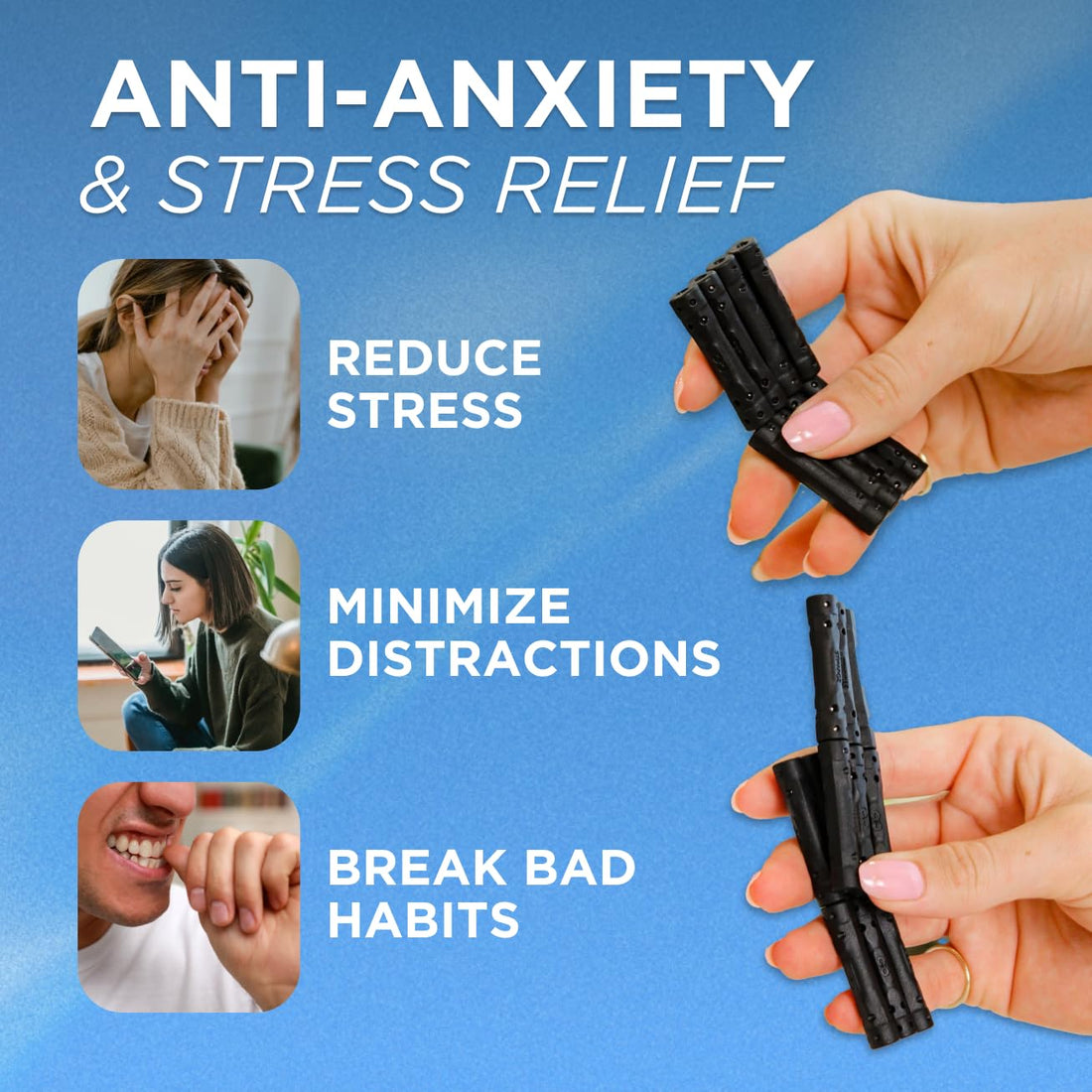 Stimara Stimagz Series II Magnetic Fidget - Stress Relief Tool, 12-Pac ...