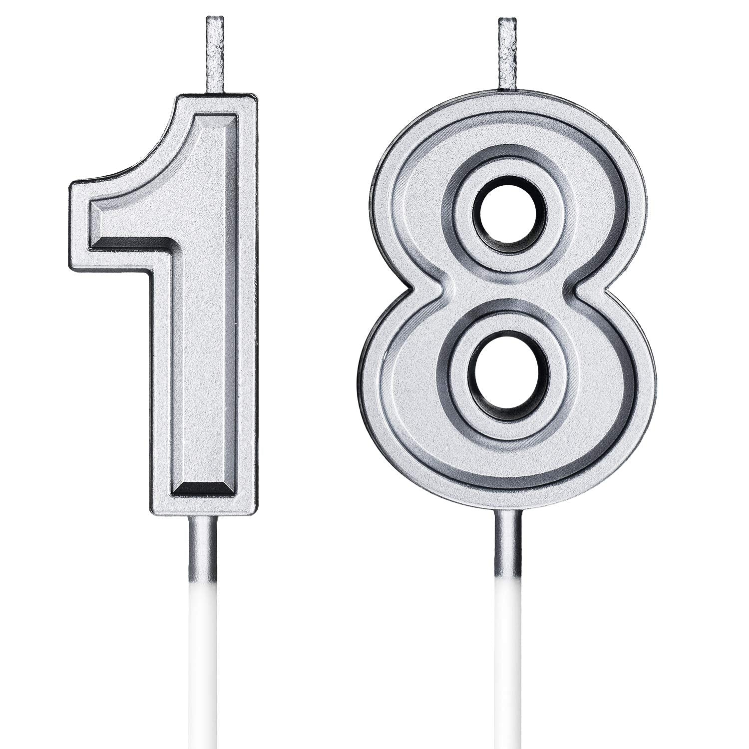 18th Birthday Candles Cake Numeral Candles Happy Birthday Cake Candles ...