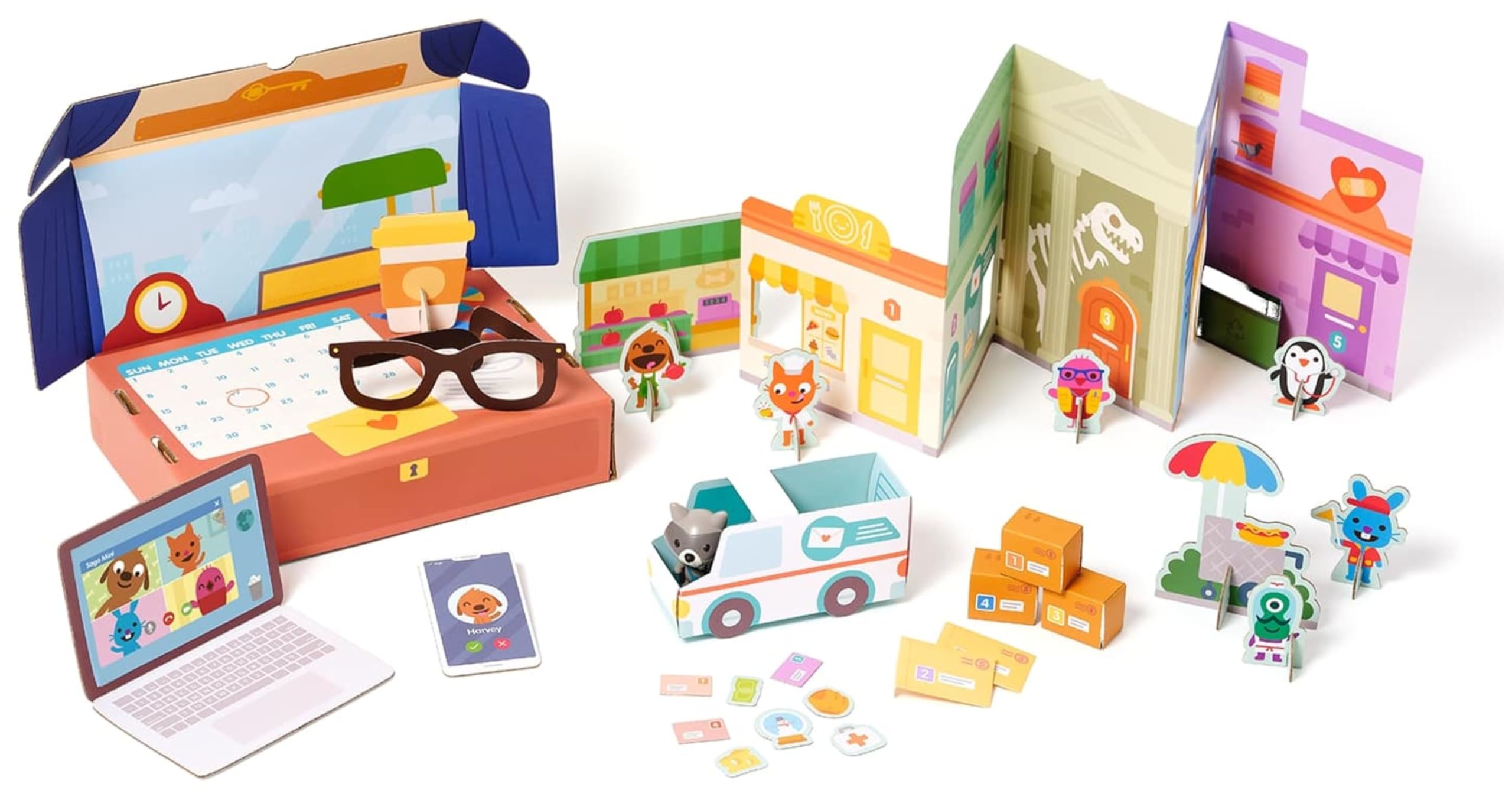 Sago Mini Big City Activity Box - Pretend Play Toys & Collectible Figu ...