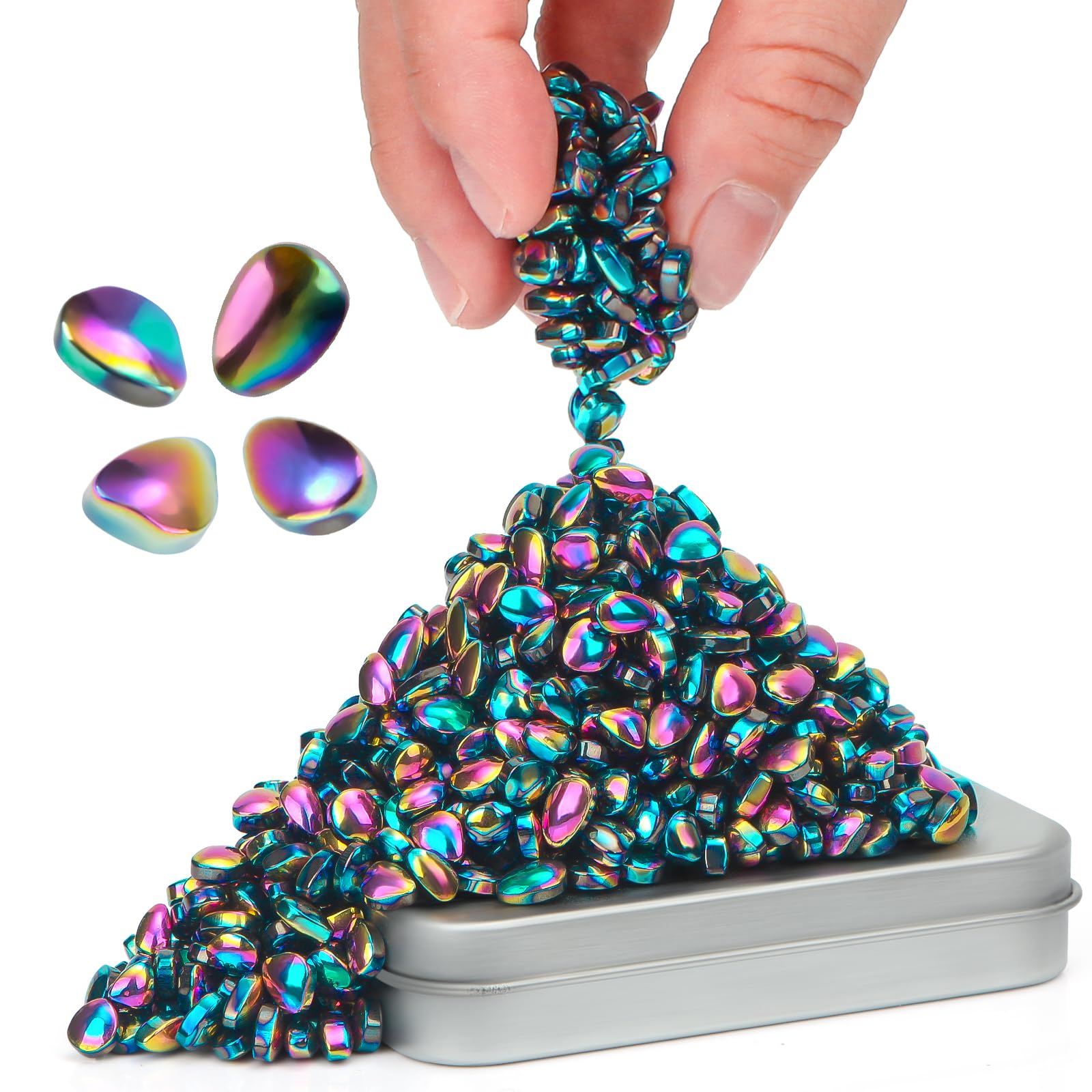 Dyrdm 300+ Original Ferrite Putty Colorful, Fidget Toy Ferrite Stones ...
