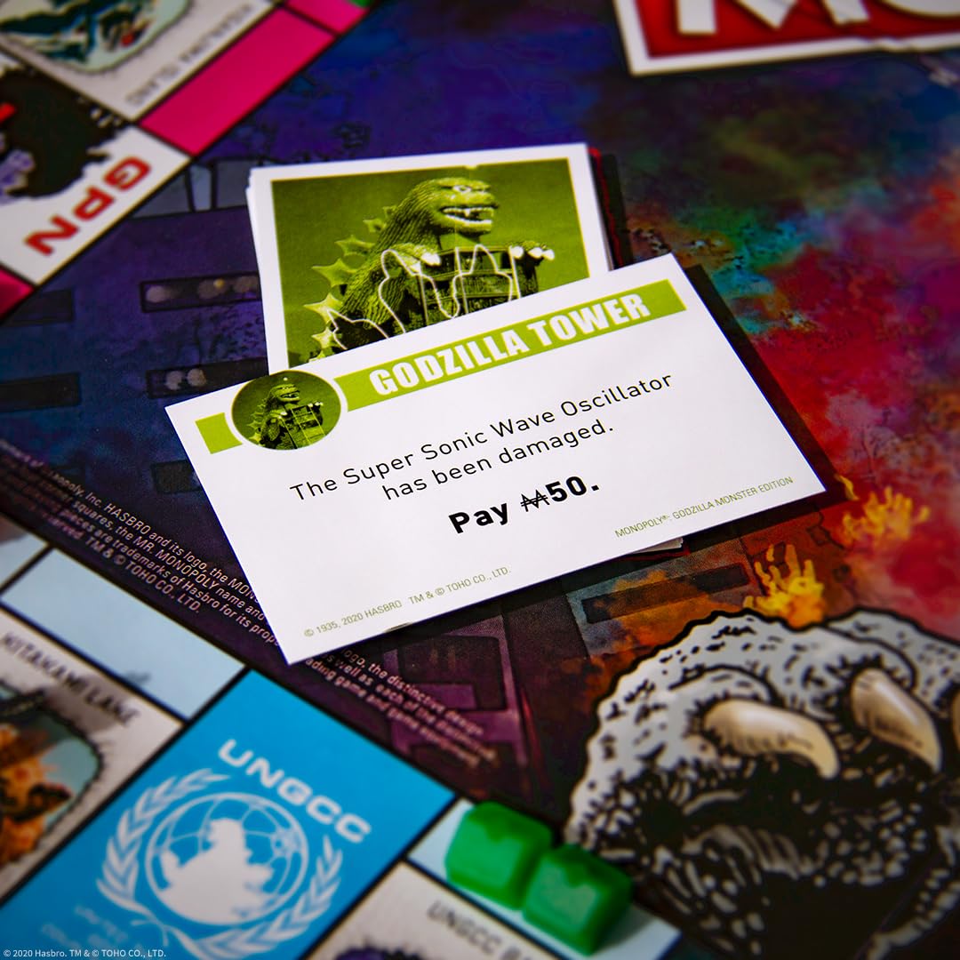 Monopoly: Godzilla | Based On Classic Monster Movie Franchise Godzilla ...