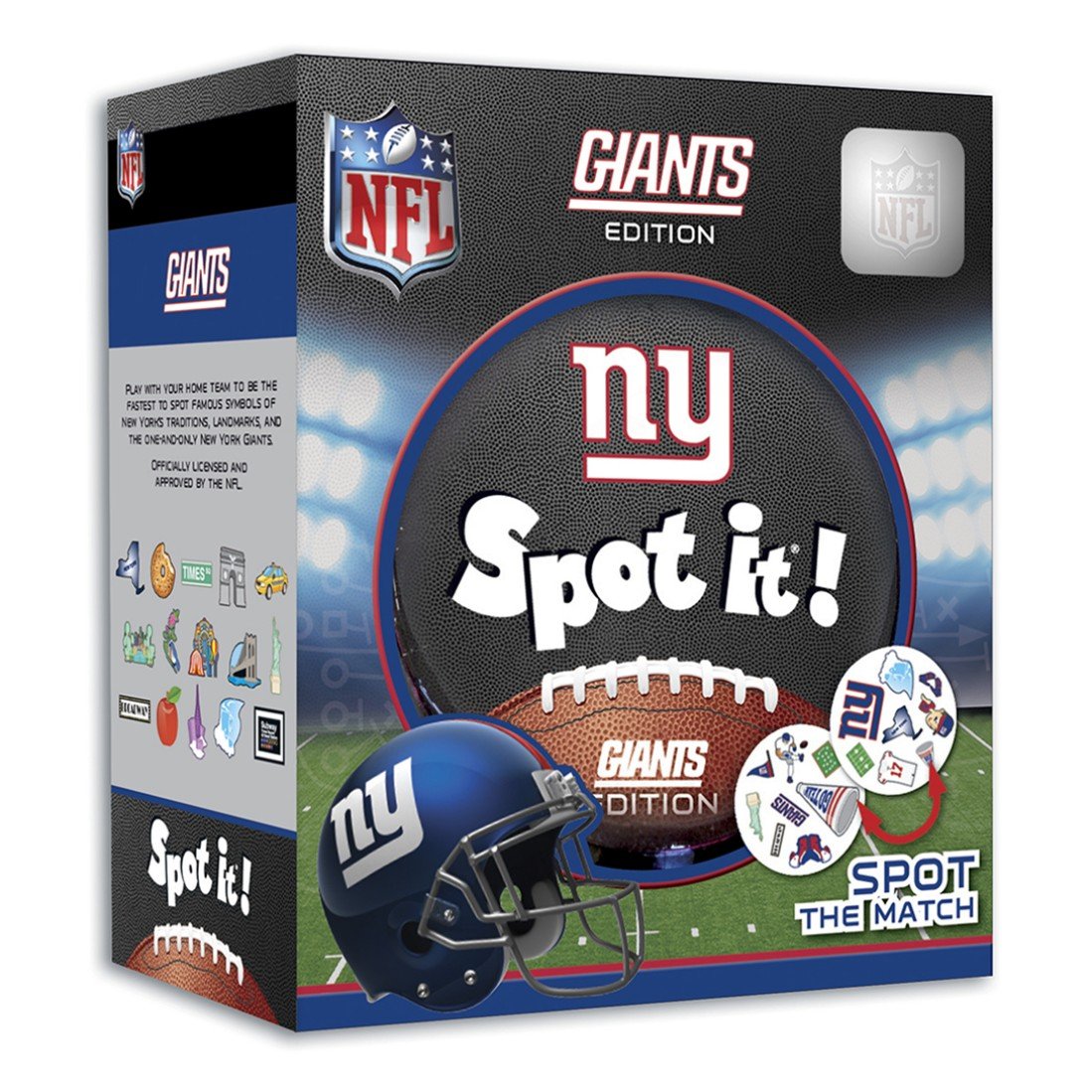 MasterPieces NFL New York Giants Spot It Game - Multi Color, One Size ...