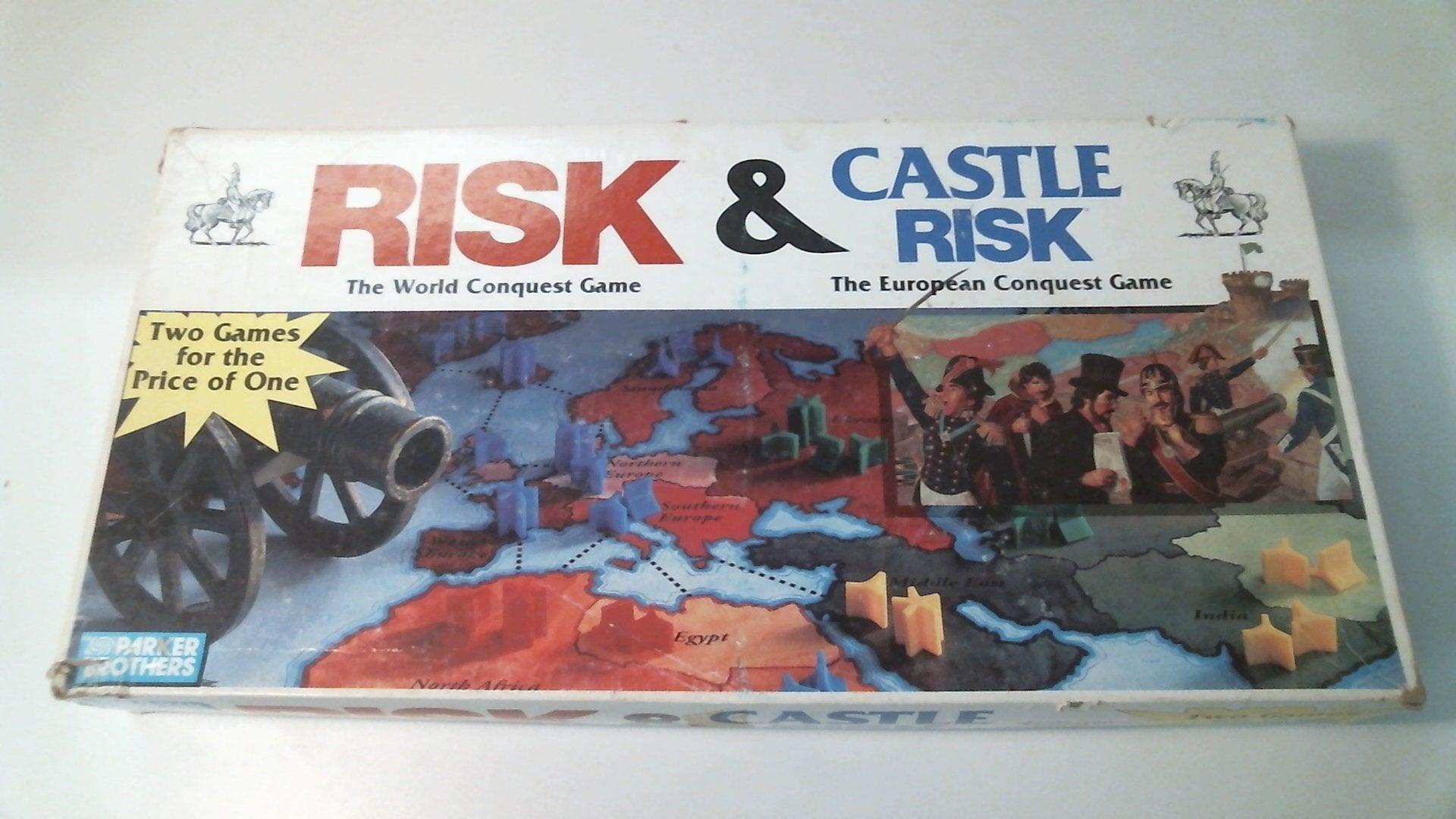 Risk / Castle Risk Board Game 2 Board Games In 1 – Toytooth