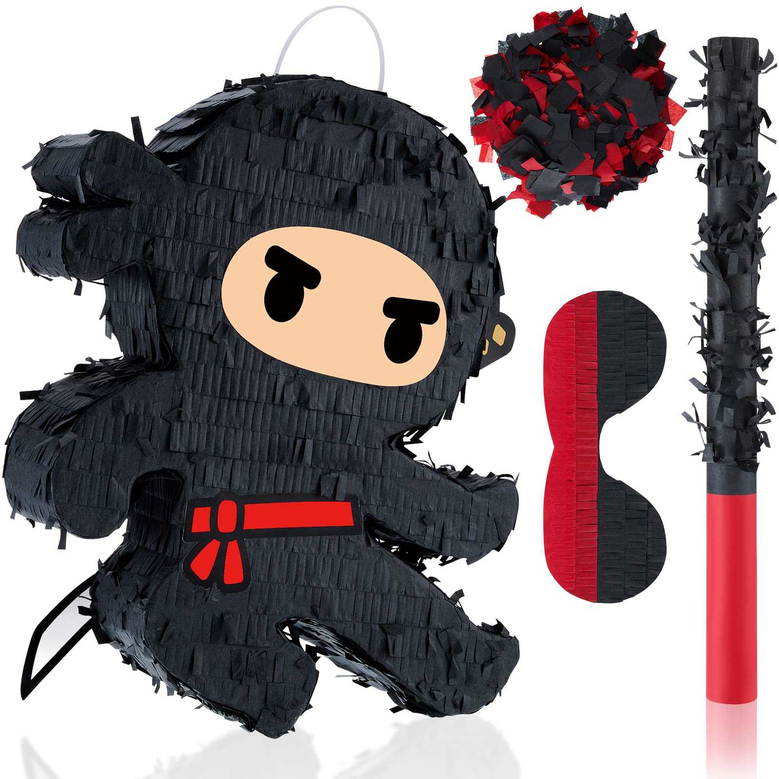 Karate Ninja Piata Ninja Birthday Party Supplies with Piata Stick ...