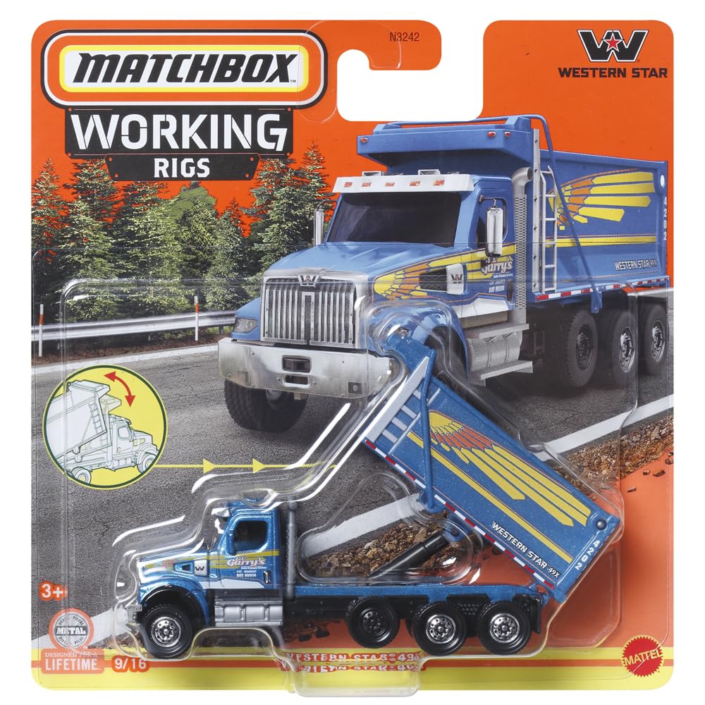 Matchbox Western Star 49X, Working Rigs 9/16 [Blue] – Toytooth