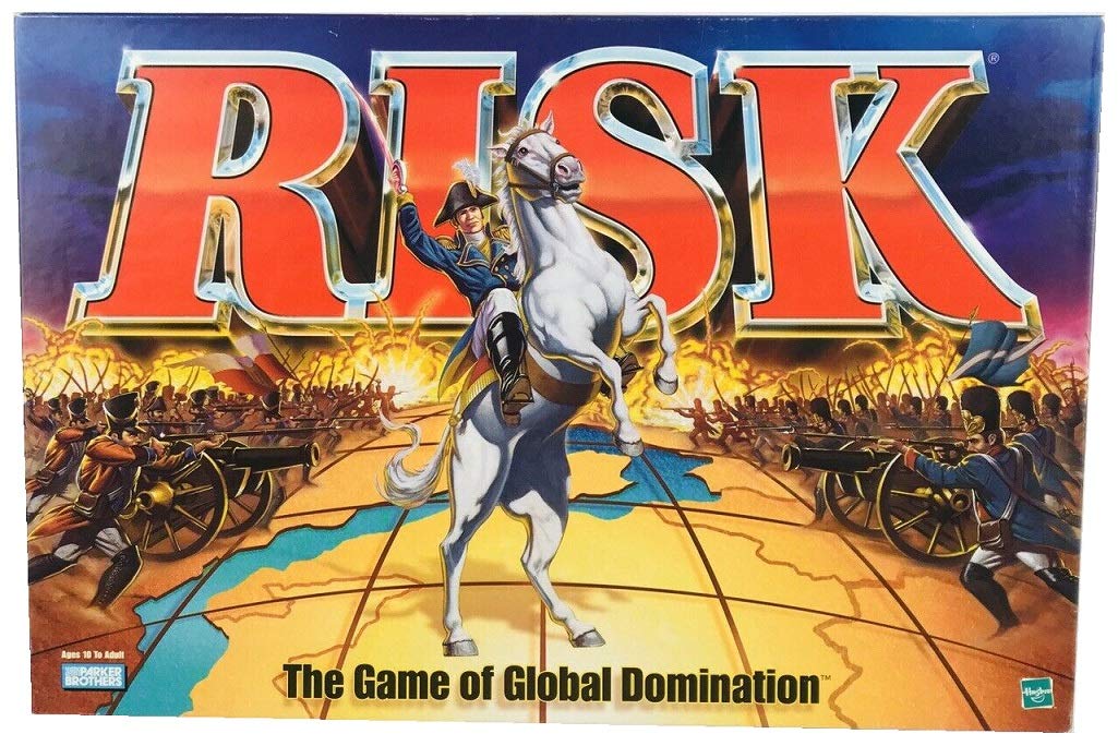 Parker Brothers Risk 1998 Board Game With Army Shaped Pieces – Toytooth