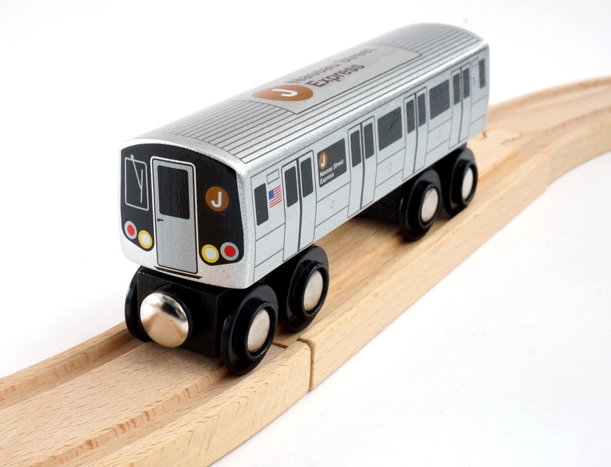 Munipals New York City Subway Wooden Railway (B Division) J Train/Nass ...
