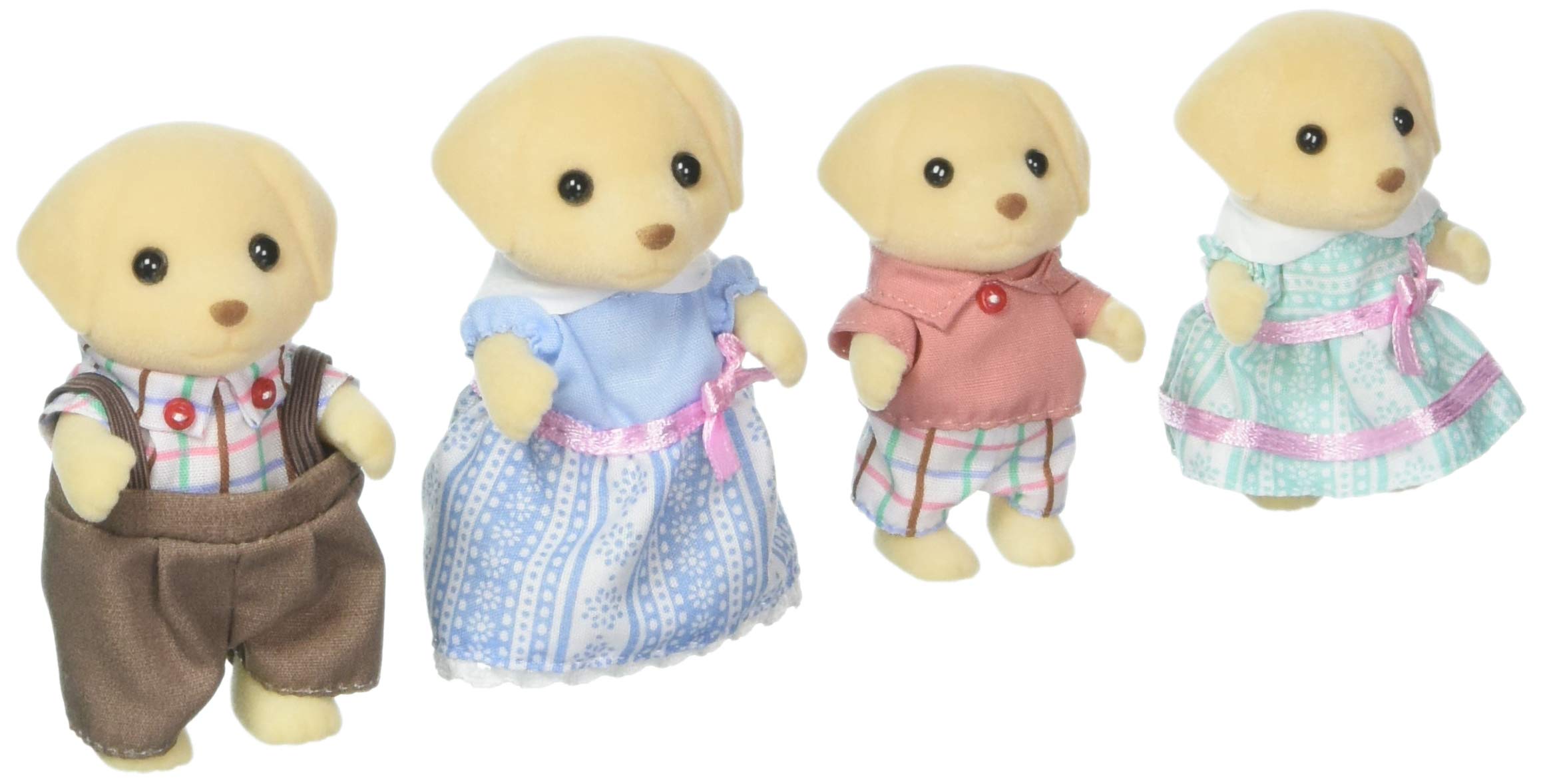 Calico Critters Yellow Labrador Family, Dolls, Dollhouse Figures ...