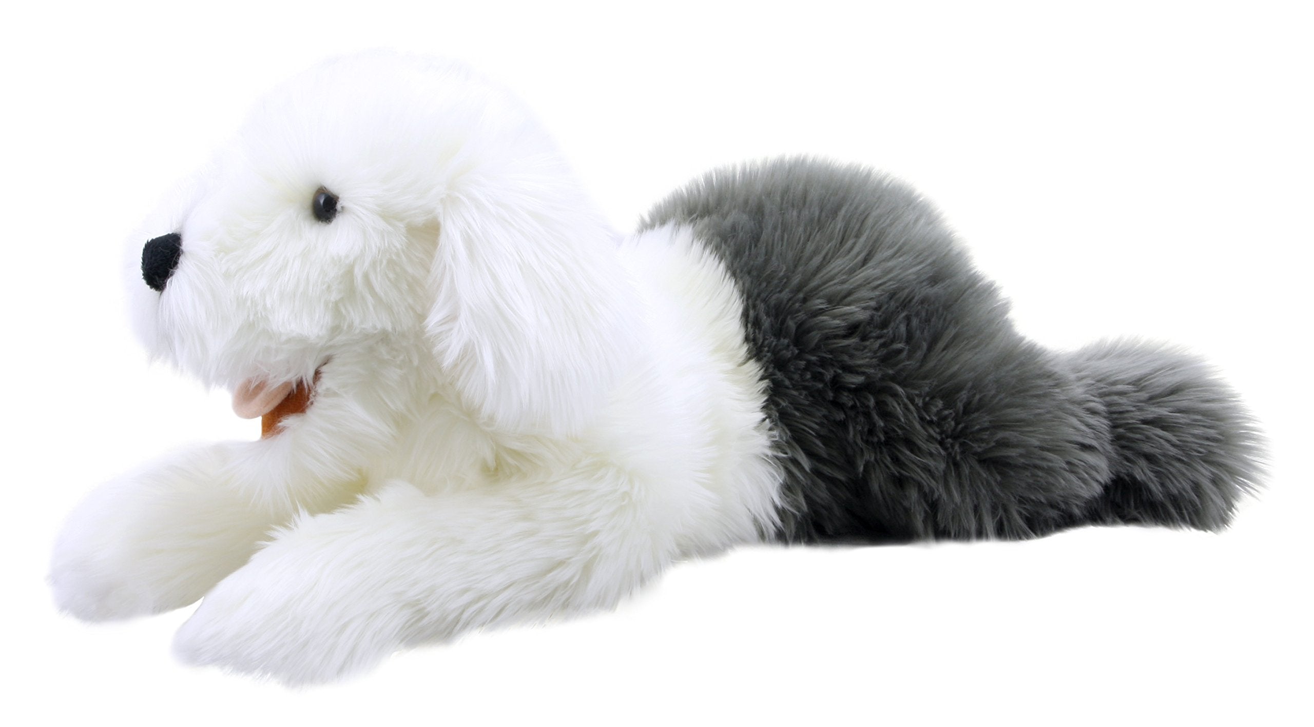 The Puppet Company Playful Puppies Old English Sheepdog Hand Puppet ...