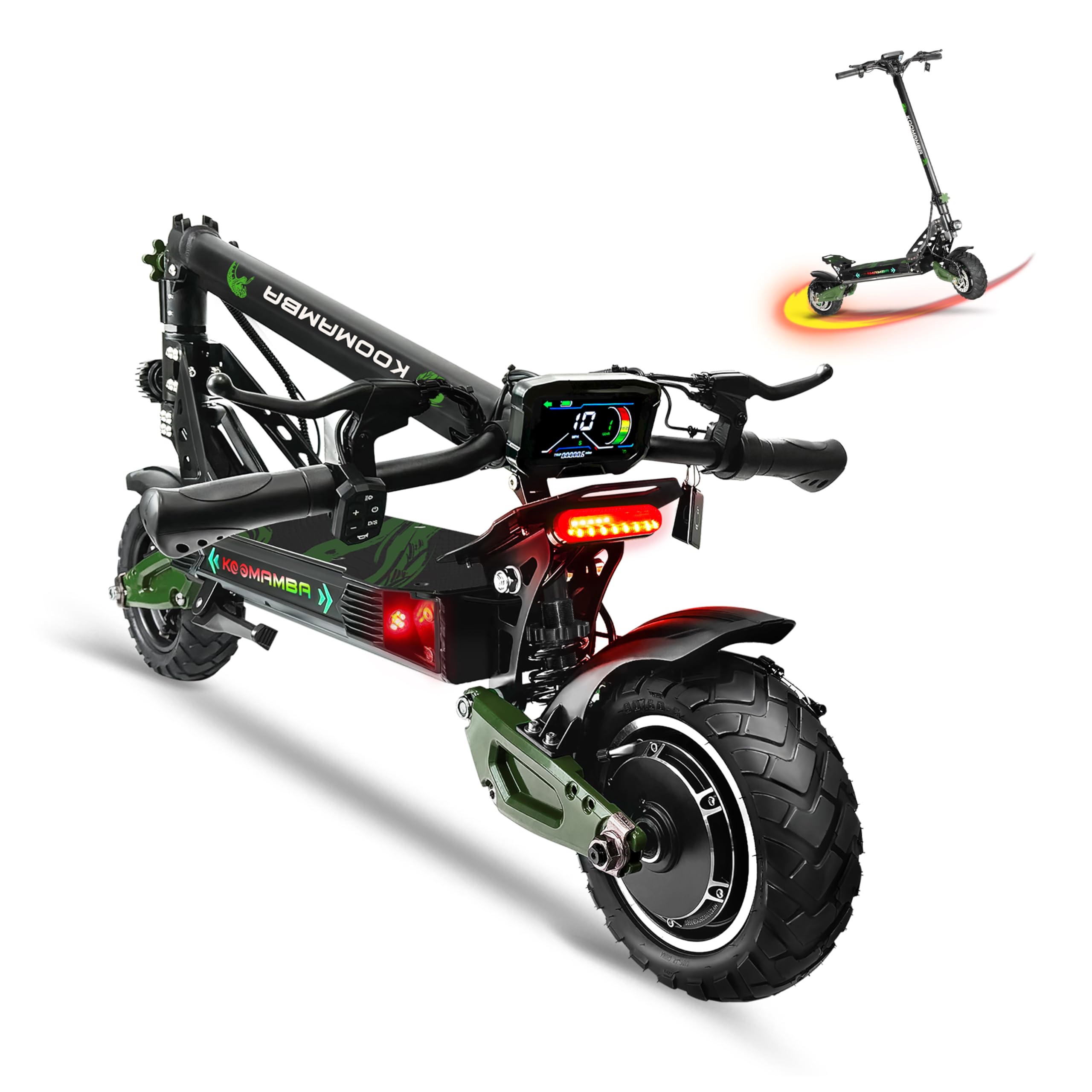 GooBee ZU06 1200W Electric Scooter mature-themeds - 35MPH & 50-Mile Ra ...