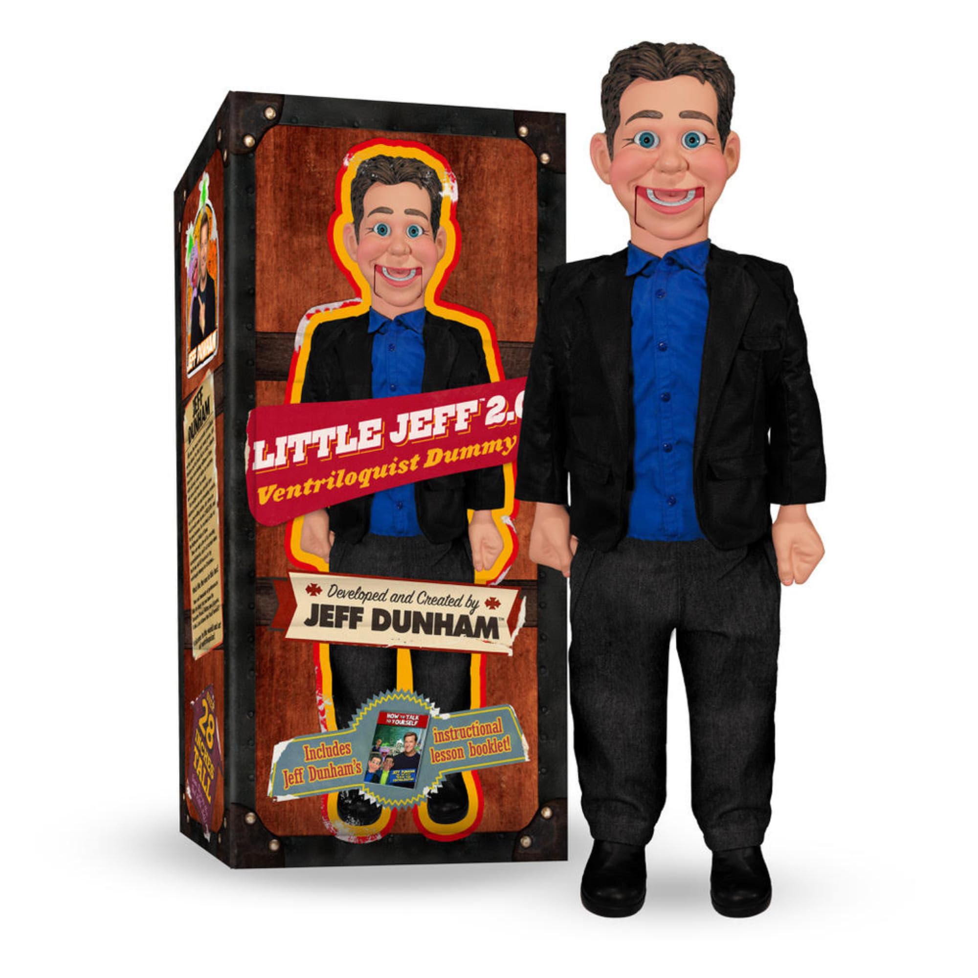 Jeff Dunham 22" Little Jeff 2.0 Ventriloquist Dummy - White Foam Puppe ...
