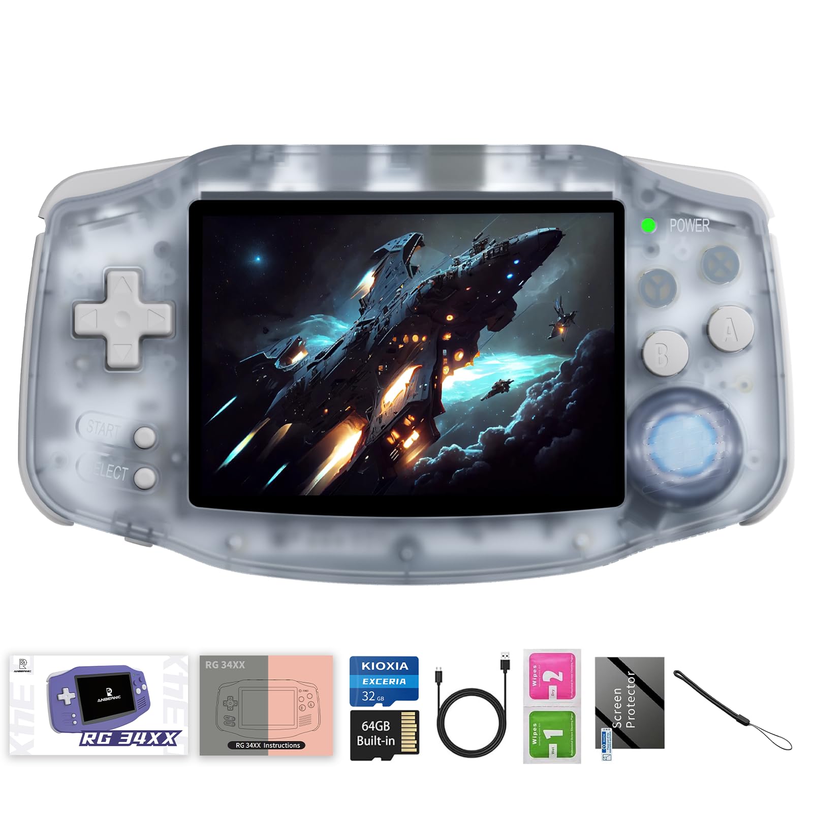 Rg34Xx Retro Handheld Game Consoles Rg34Xx Classic Retro Gaming Consol ...