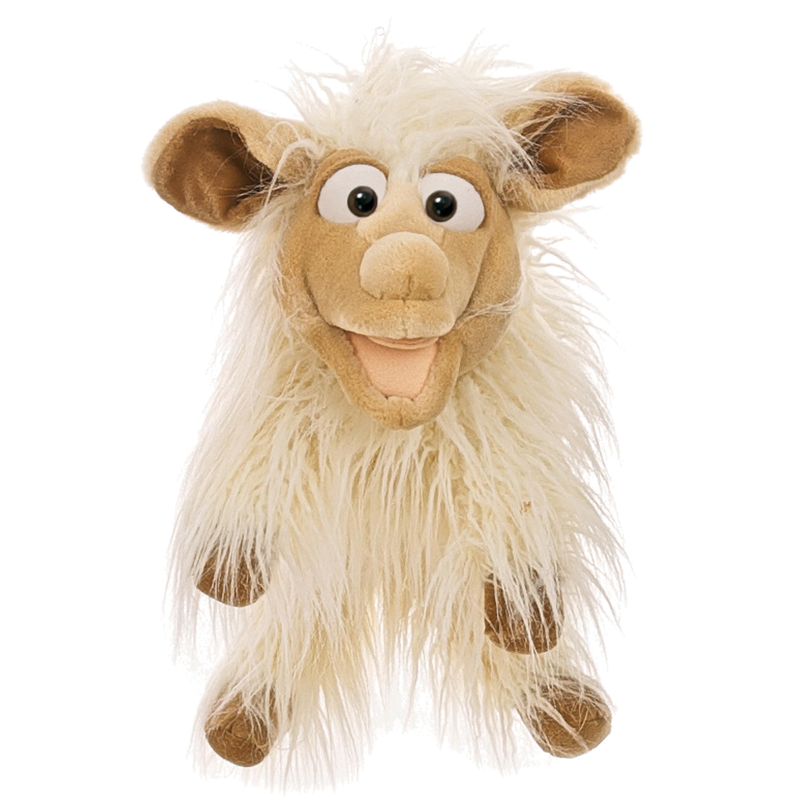 Playful Minds 18-Inch Plush White Lamb Hand Puppet - Soft Polyester, S ...