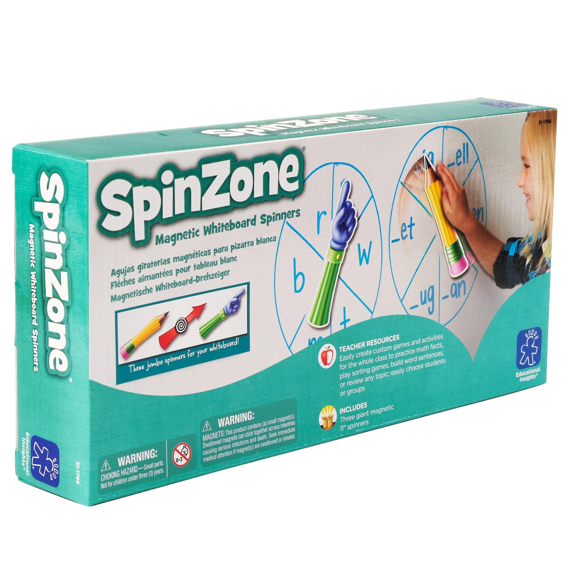 Educational Insights Spinzone Magnetic Whiteboard Spinners – Toytooth