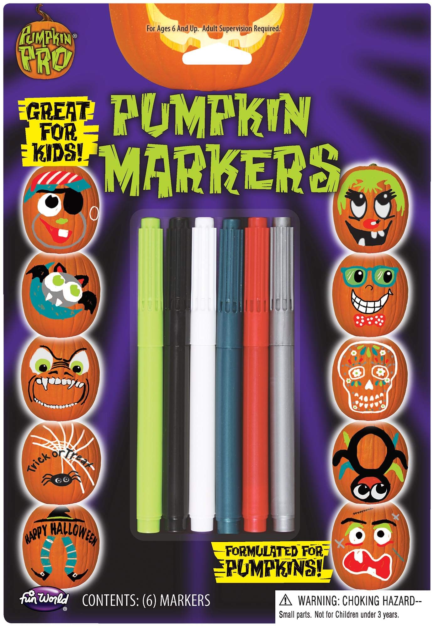 Pumkin Pro Pumkin Markers 6 Count – Toytooth