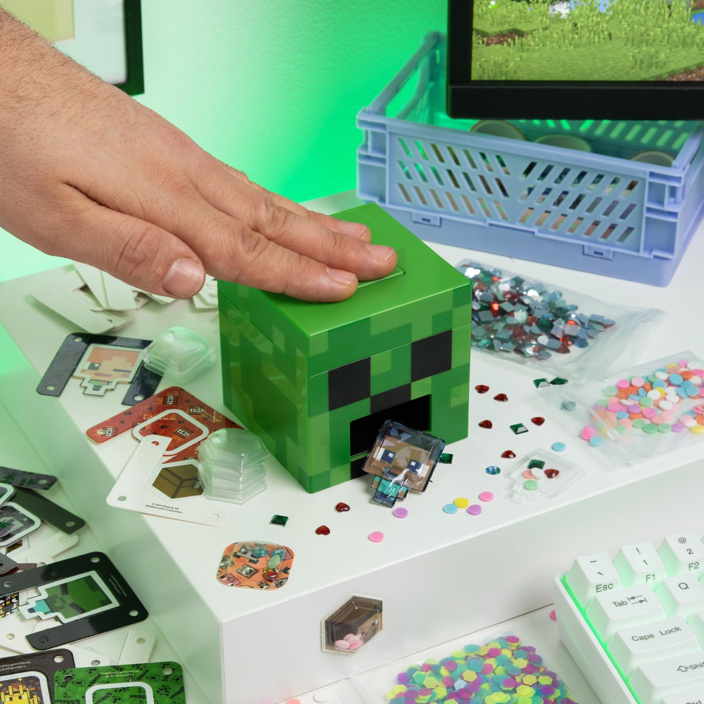 Paladone WeCool Minecraft Creeper DIY 3D Sticker Maker for Kids ...