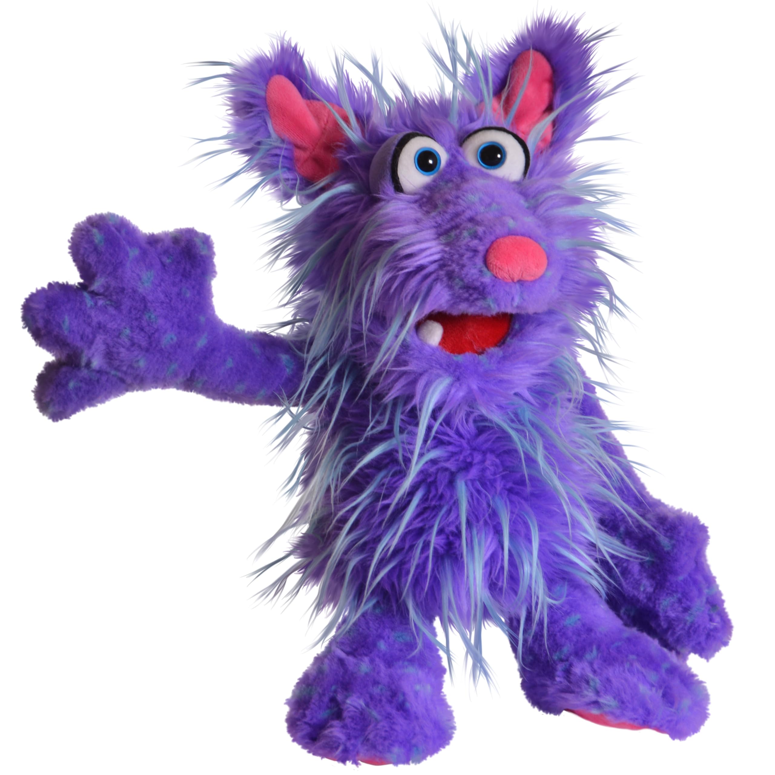 Living Puppets 16-Inch Plush Purple Monster Hand Puppet - Fine Europea ...