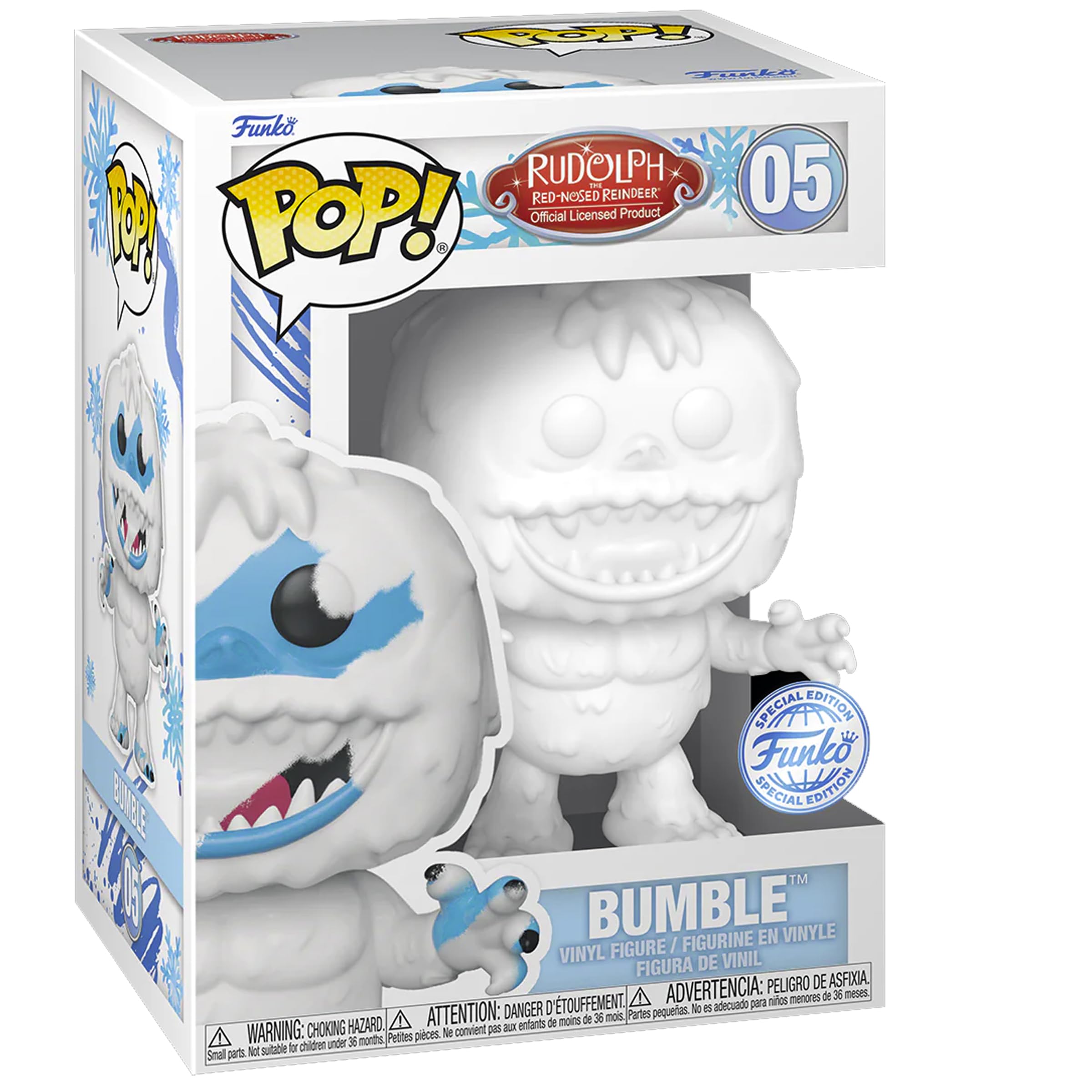 Funko Rudolph The Red-Nosed Reindeer Bumble Diy Pop! Vinyl Collectible ...