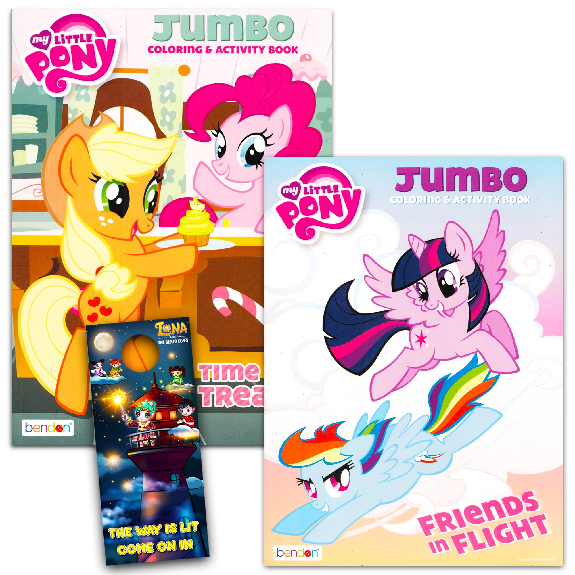 My Little Pony Jumbo Coloring and Activity Book 96 Pages 2pk by Bendon ...