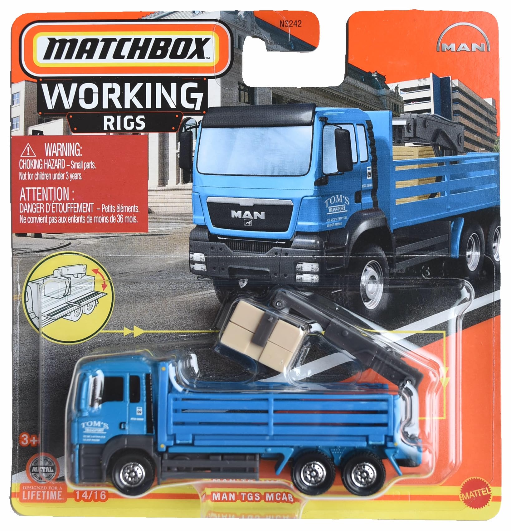 Matchbox Man TGS Mcab, Working Rigs 14/16 [Blue] – Toytooth