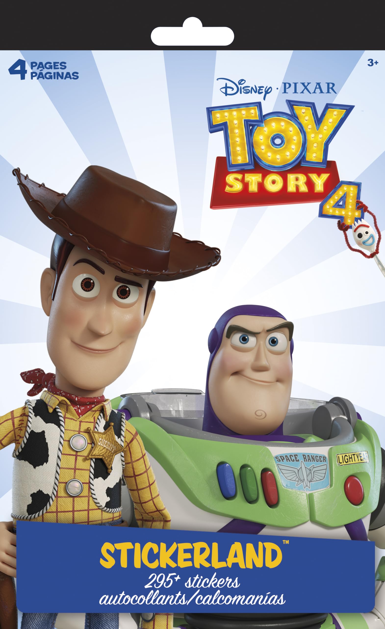 Trends International Toy Story Stickerland Pad-4 Pages, Multi – Toytooth