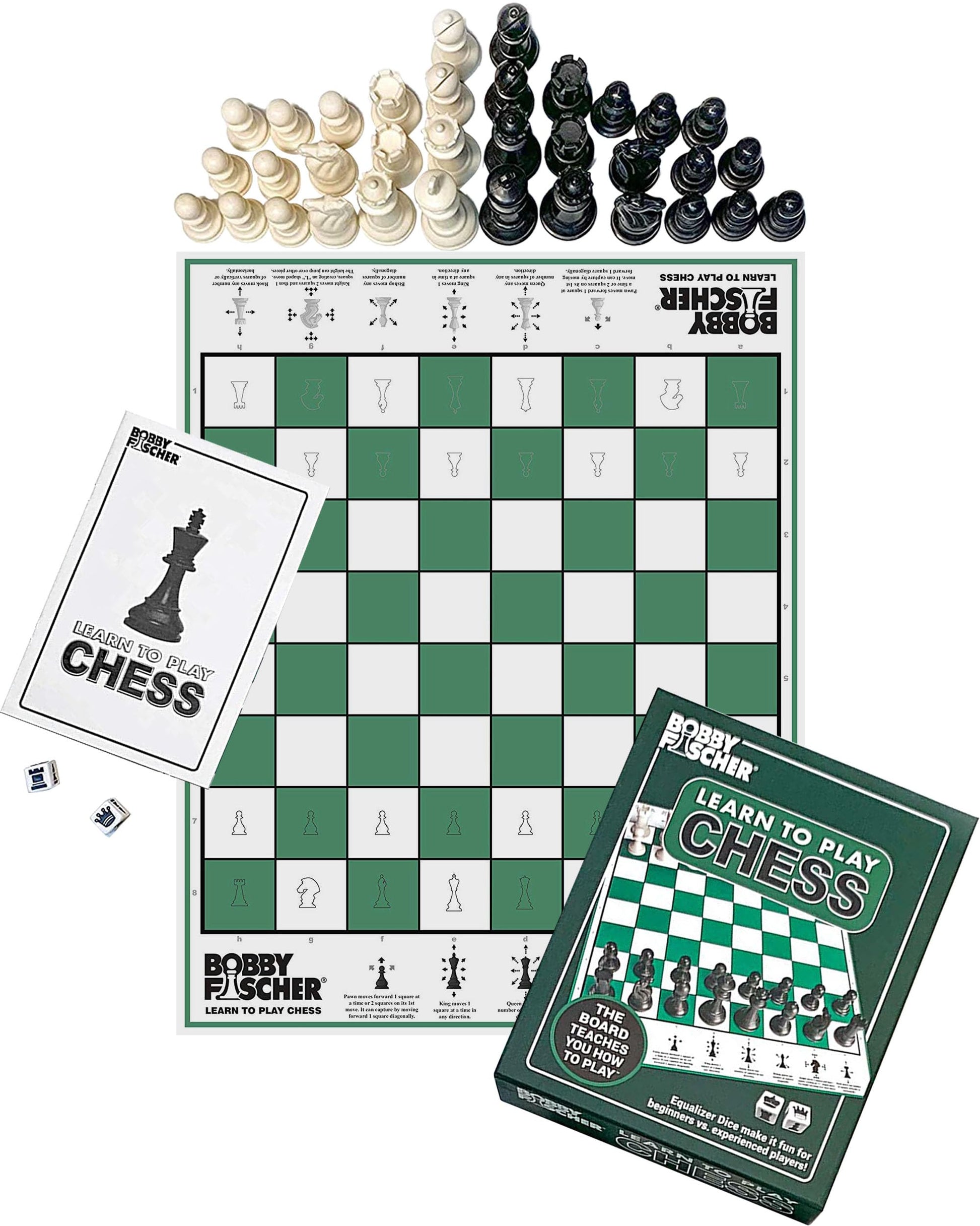 Bobby Fischer Learn To Play Chess Set Board Game – Toytooth