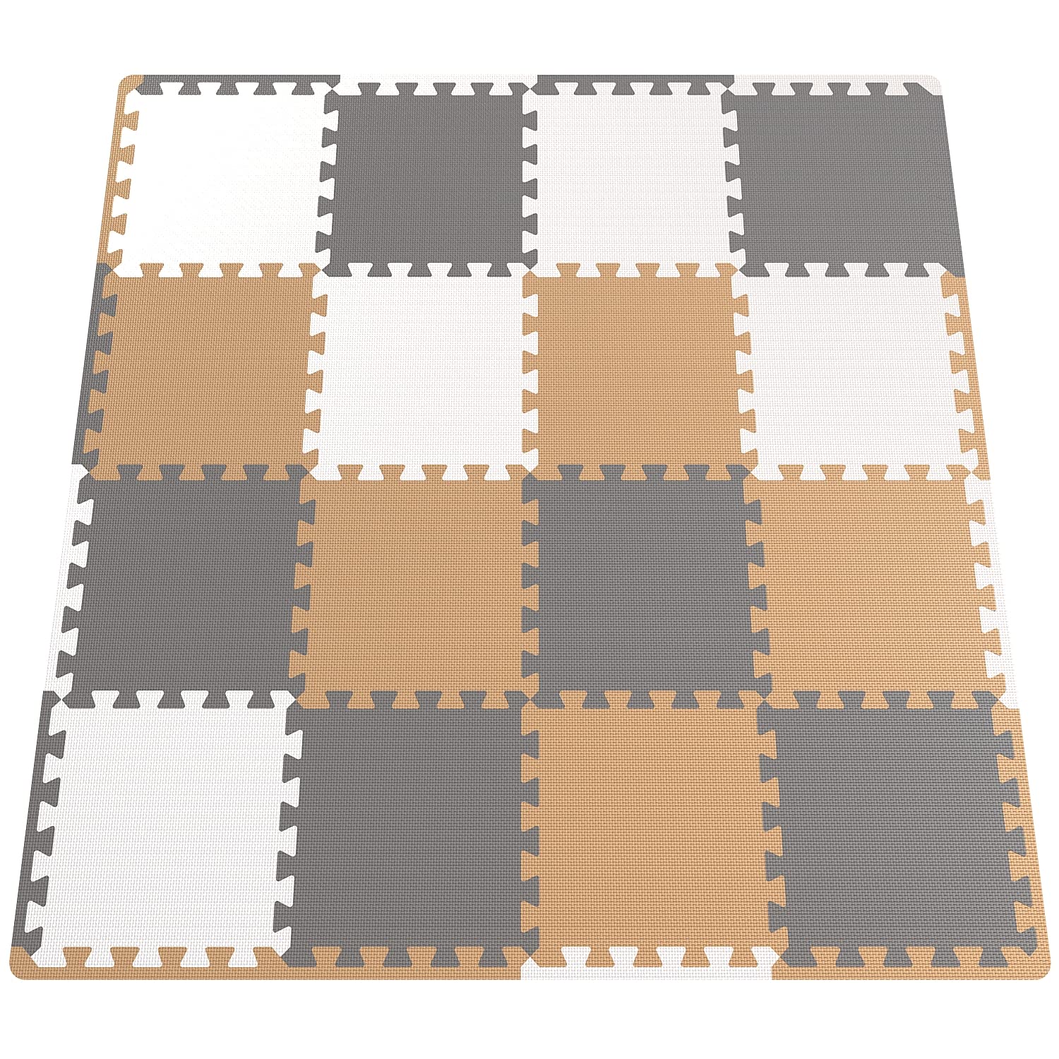 Angels Soft Foam Baby Play Mats Tiles With Borders, 32 Pcs Set - Playm ...