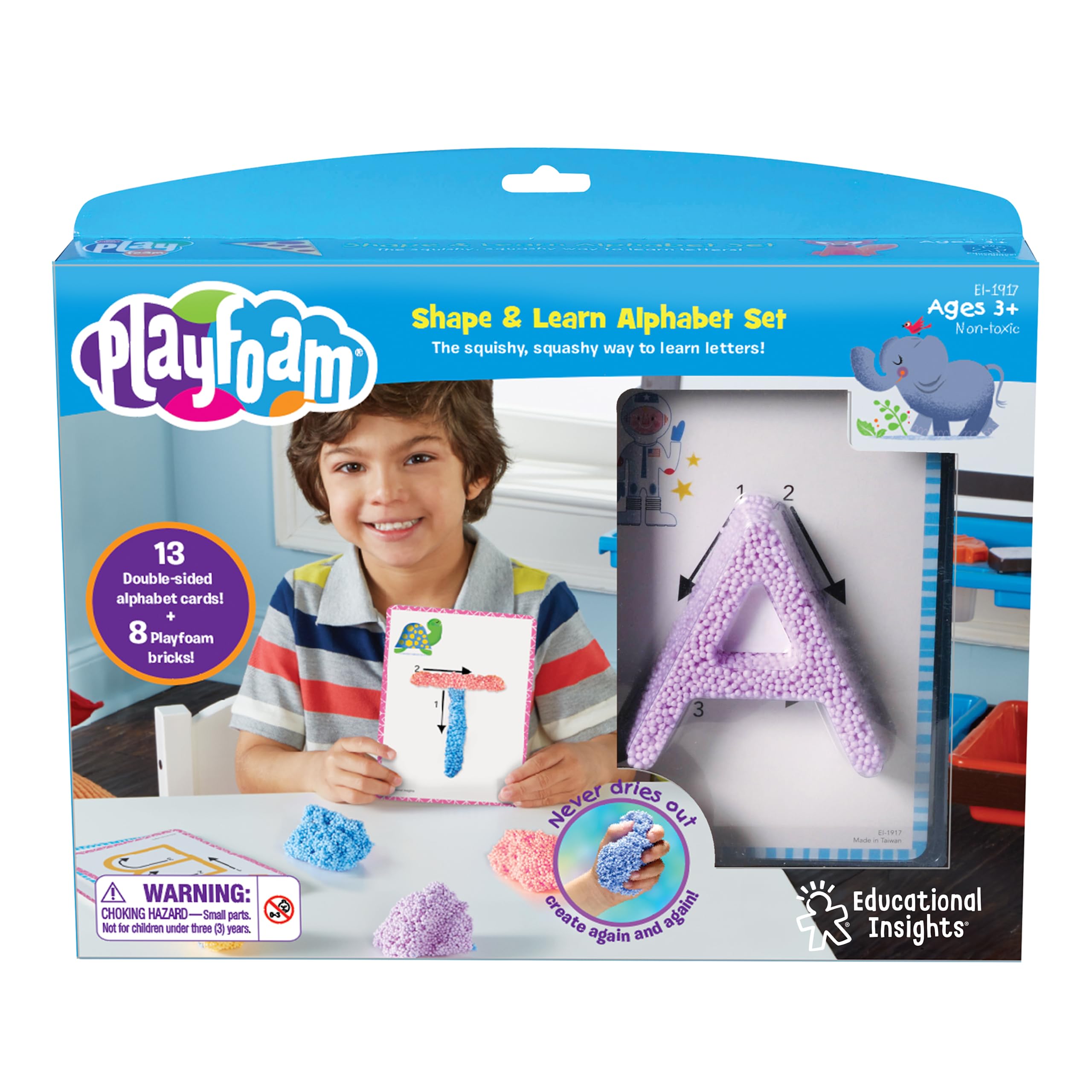Educational Insights Playfoam Shape & Learn 26 Letter Alphabet Set ...