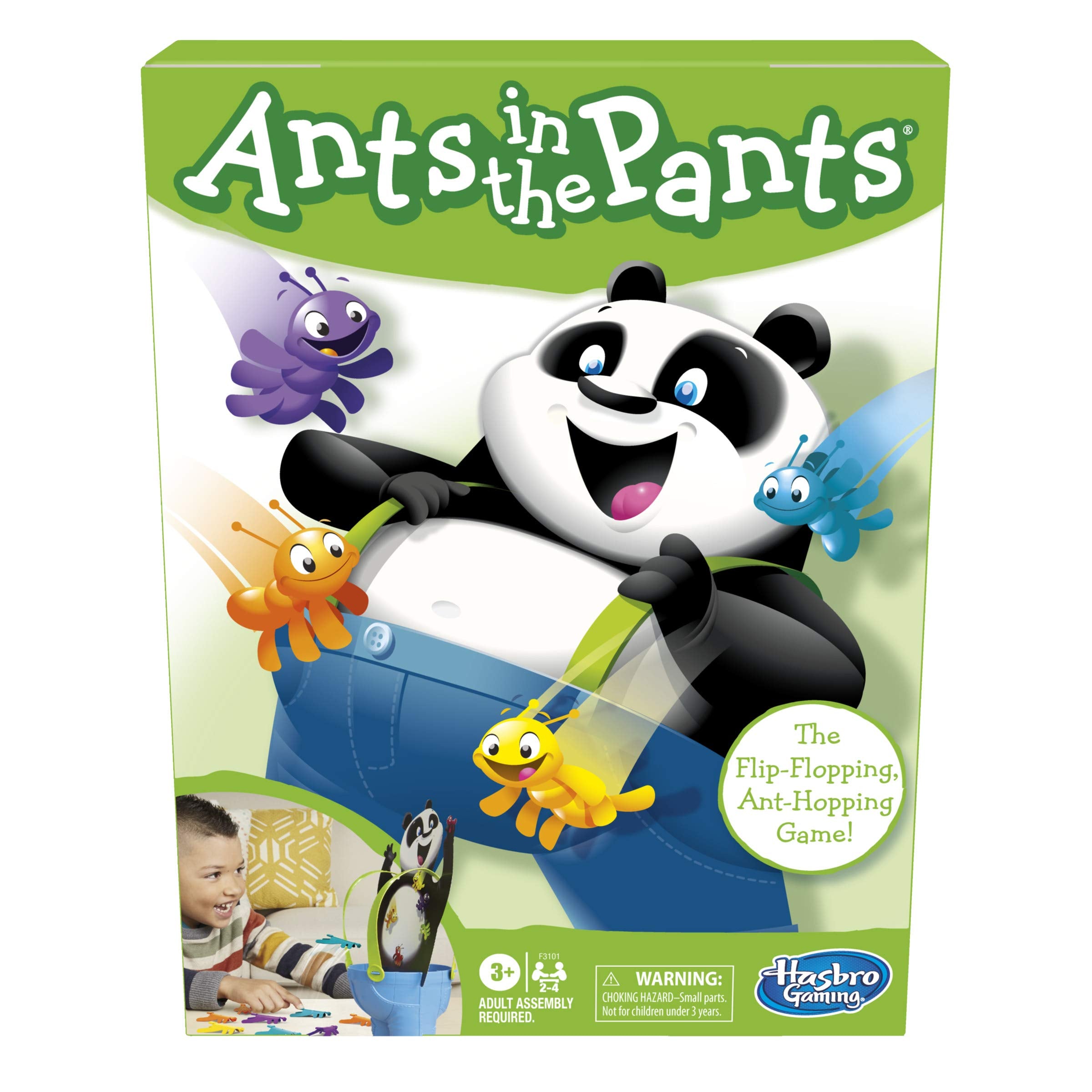 Hasbro Ants in The Pants Game for Kids Ages 3+, Multicolor Board Game ...