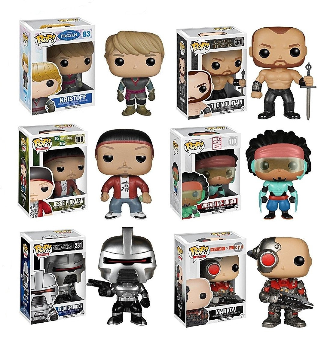 Funko Pop Exclusive Mystery Starter Pack Set Of 6 'Includes 6 Random ...