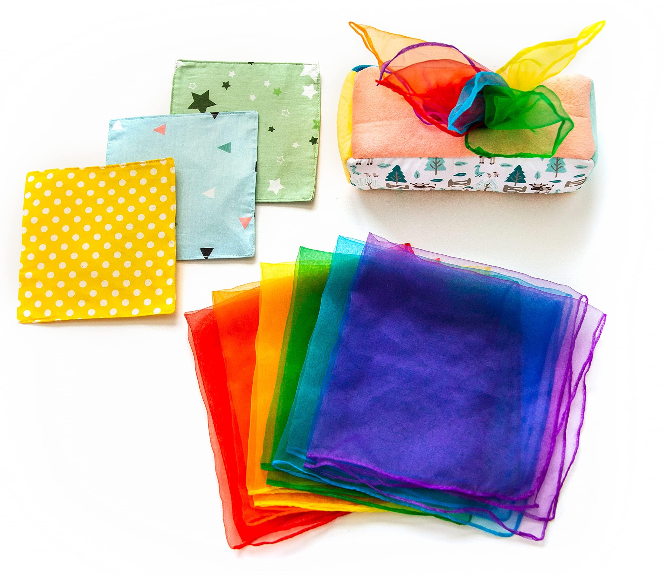 Baby Tissue Box Toy - Montessori Play For Infants And Toddlers - Senso ...