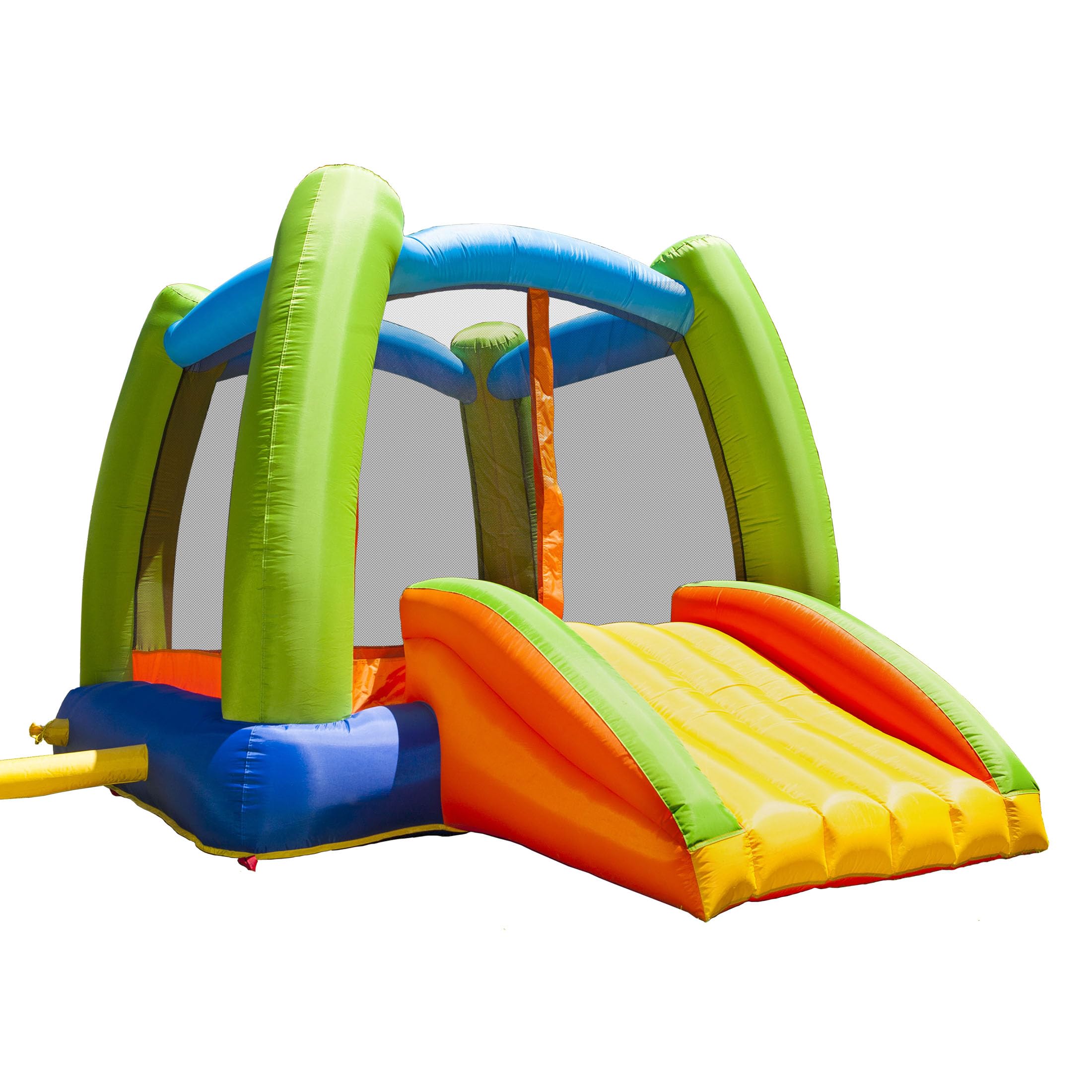 Sportspower My First Jump N Play Bounce House with Slide with Blower ...