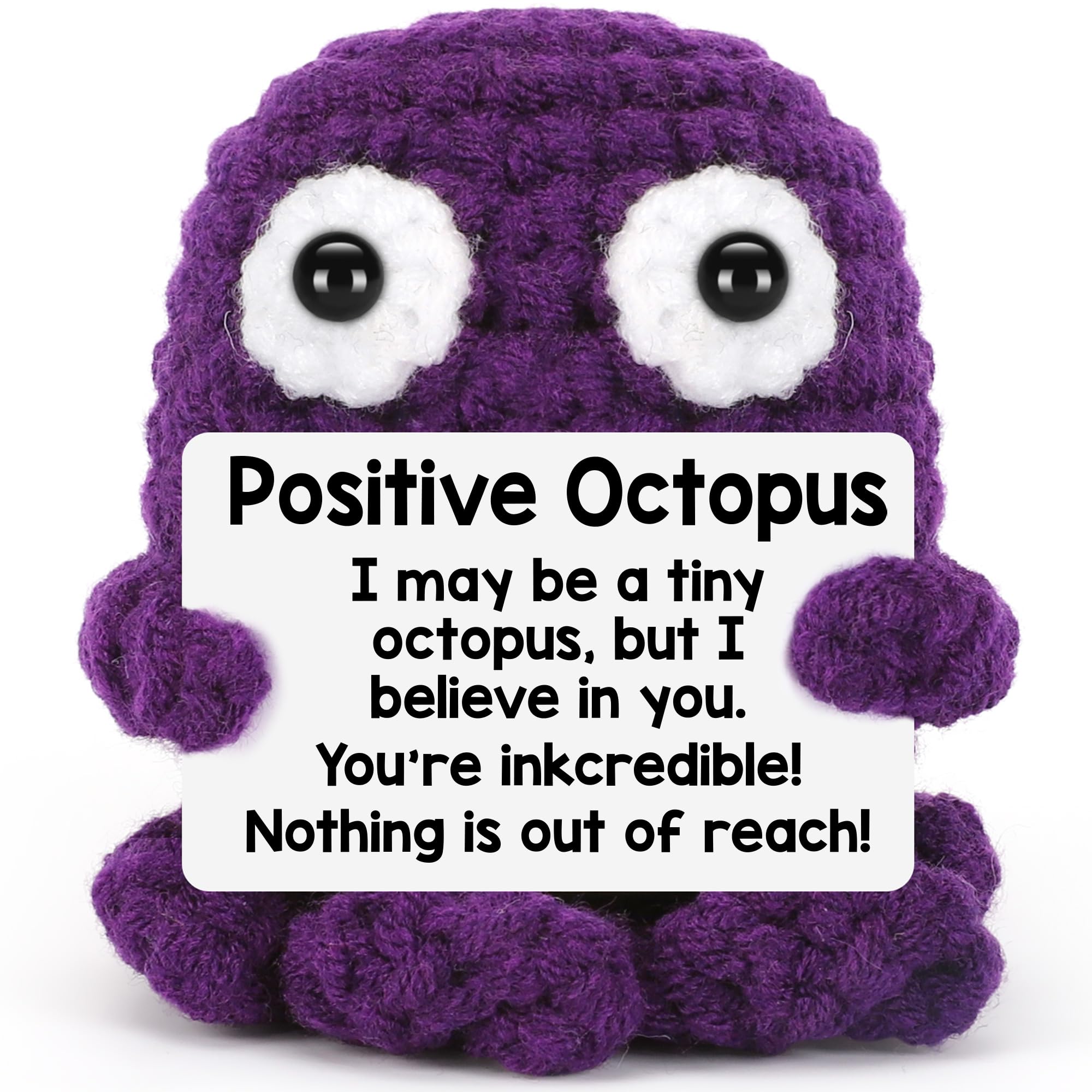 Inspirational Positive Crochet Animals Octopus Gifts Valentines Day ...