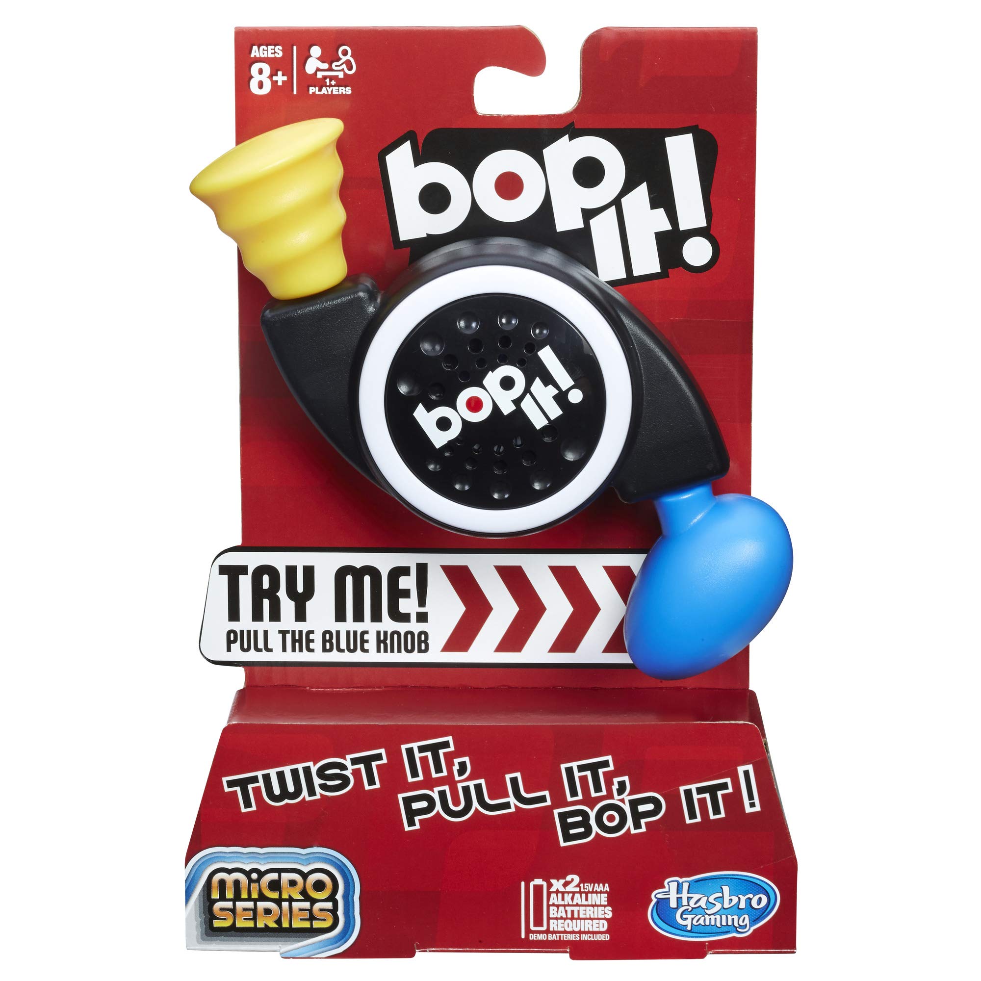Hasbro Gaming Bop It! Micro Series Game - Medium Multicolor Plastic Fu ...