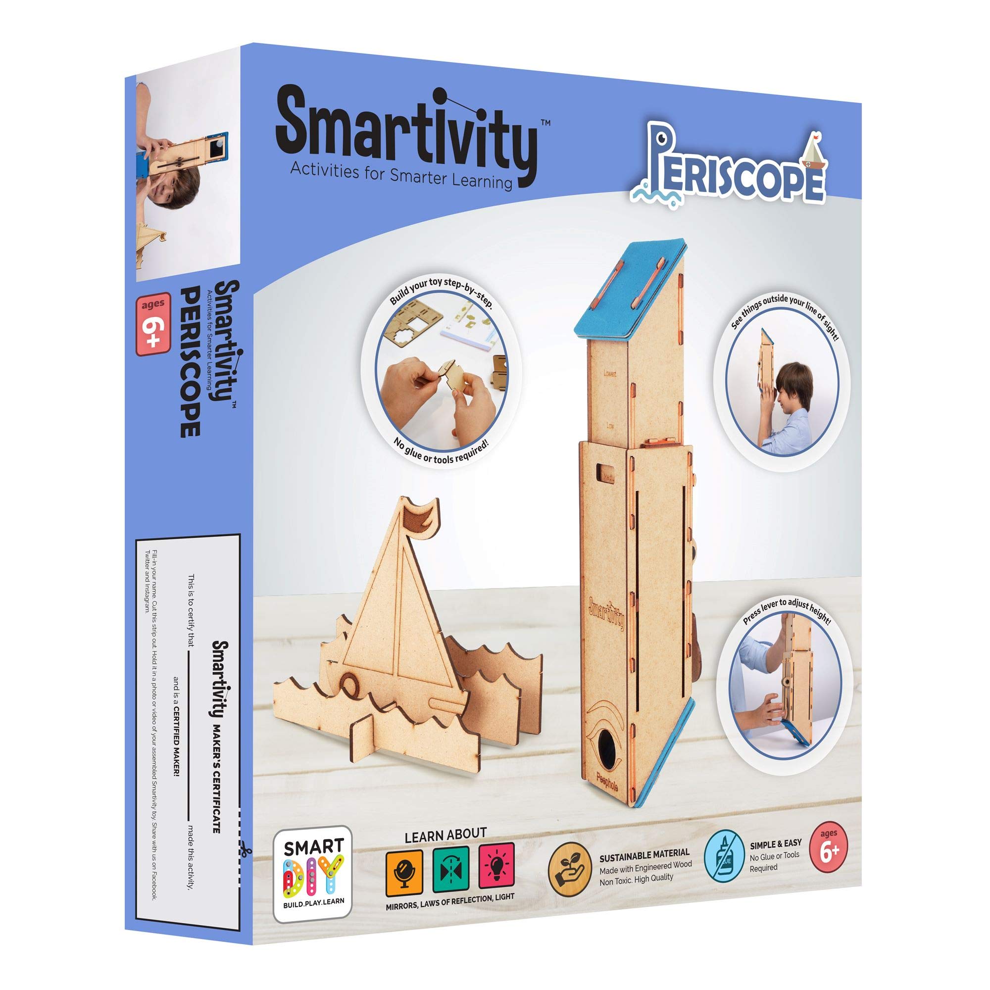 Smartivity Periscope 3D Wooden Model Engineering Stem Building Set For ...
