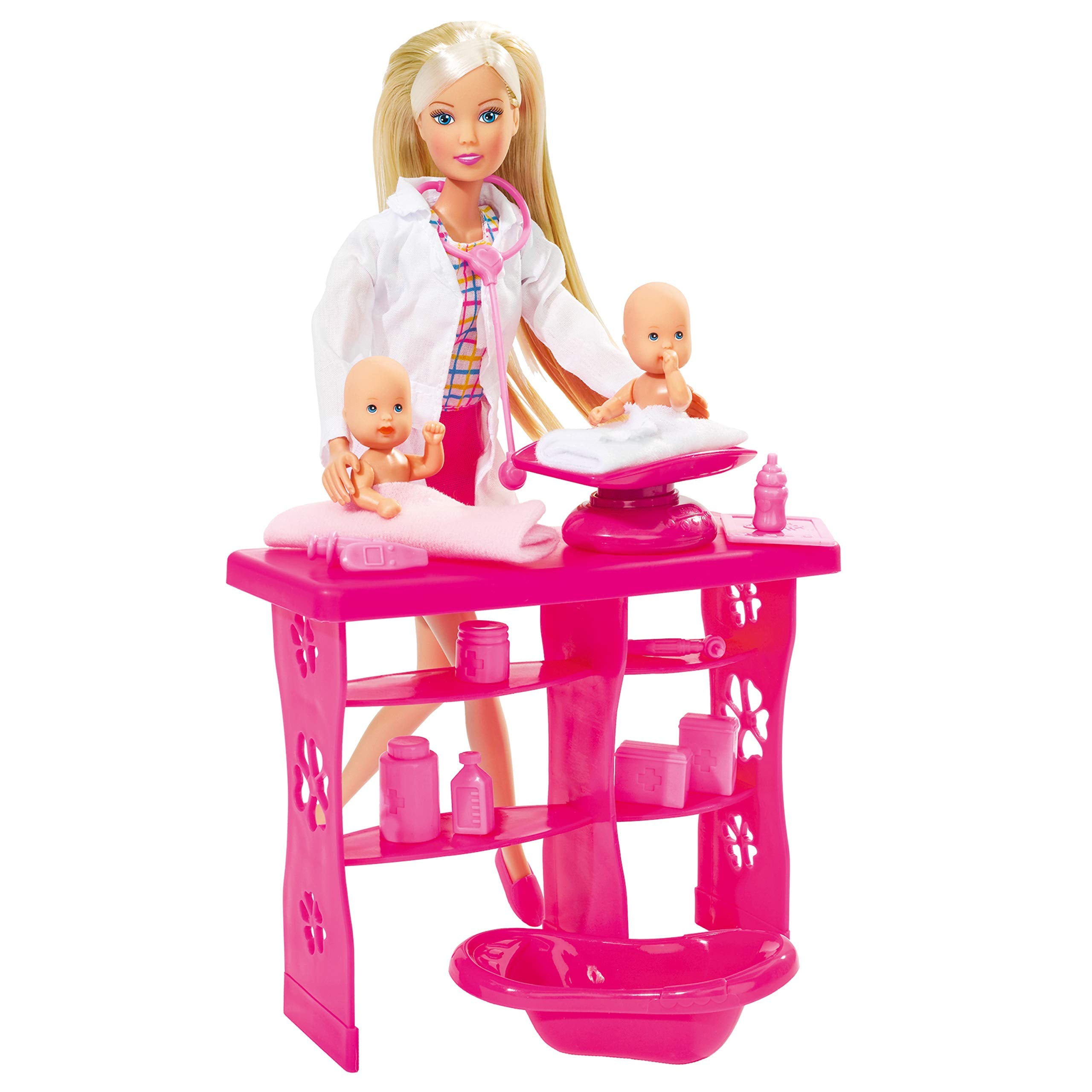 Simba Toys: Steffi Love Baby Doctor Playset, Includes a Baby Scale, Ba ...