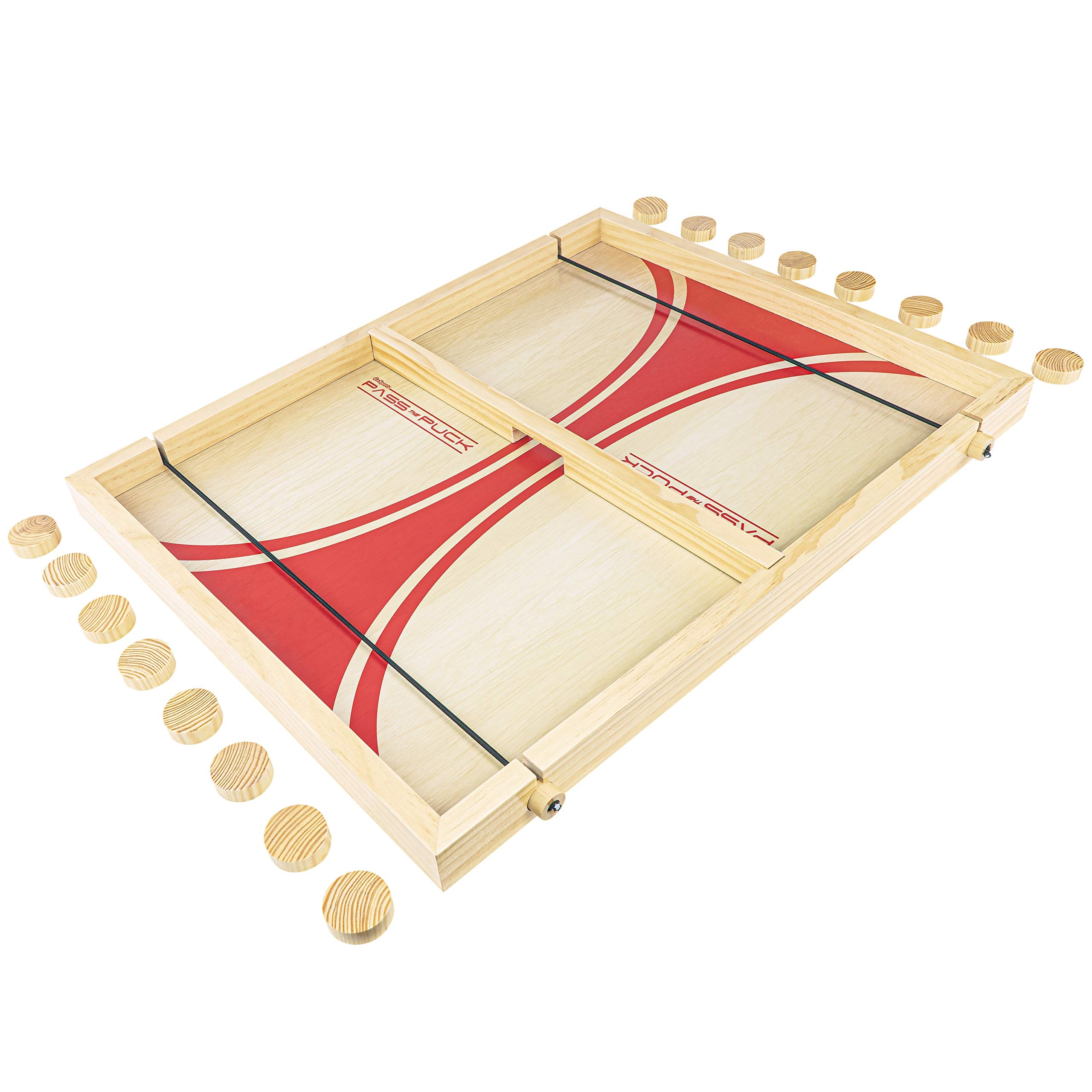 Gosports Pass The Puck Game Set - Rapid-Shot Tabletop Board Game - Fun ...
