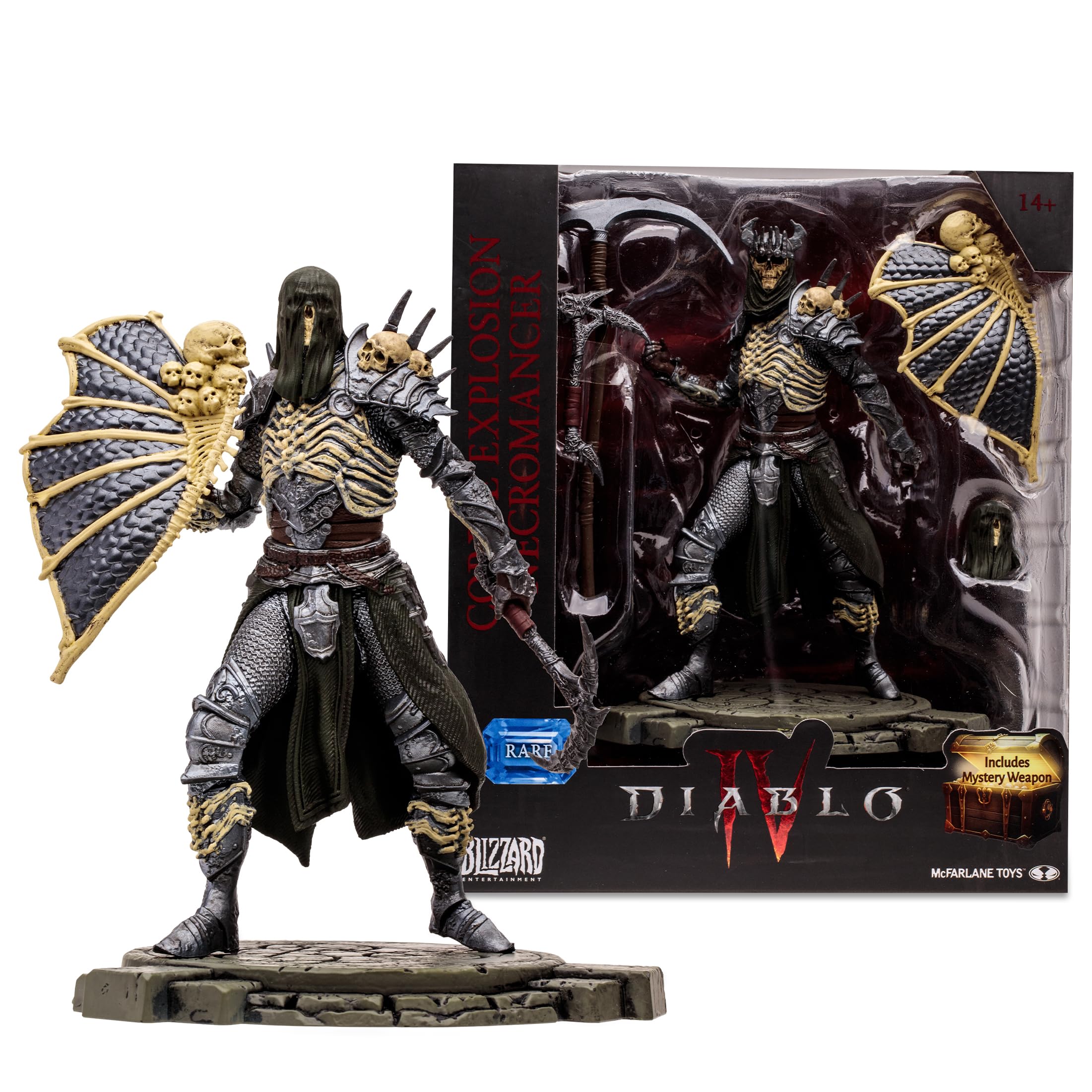 Mcfarlane Toys - Diablo Iv Corpse Explosion Necromancer (Rare) 1:12 ...