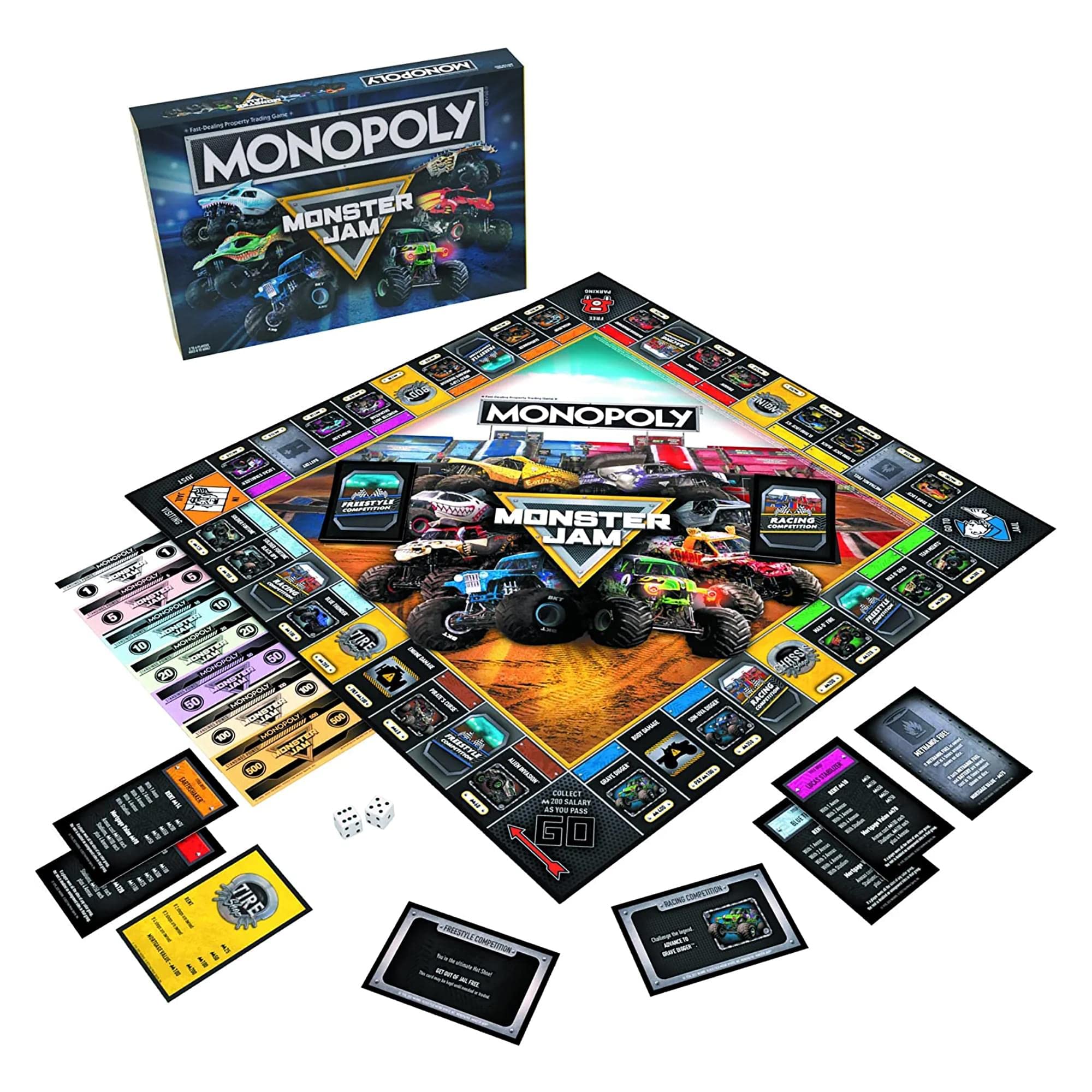 Monopoly: Monster Jam | Buy, Sell, Trade Iconic Monster Trucks ...