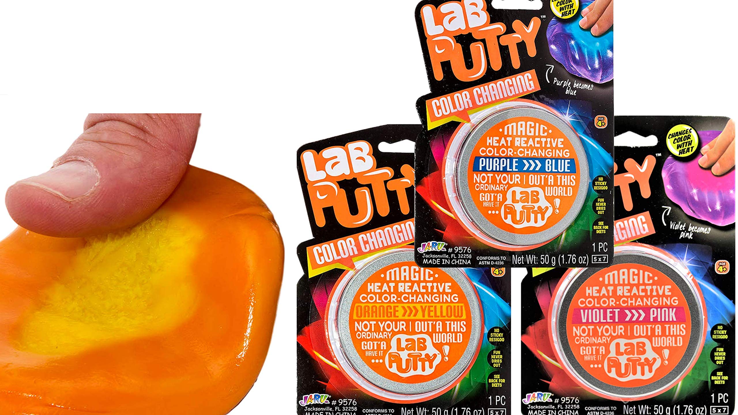 Lab Putty Color Changing Heat Sensitive Bouncing (3 Units Assorted) By ...