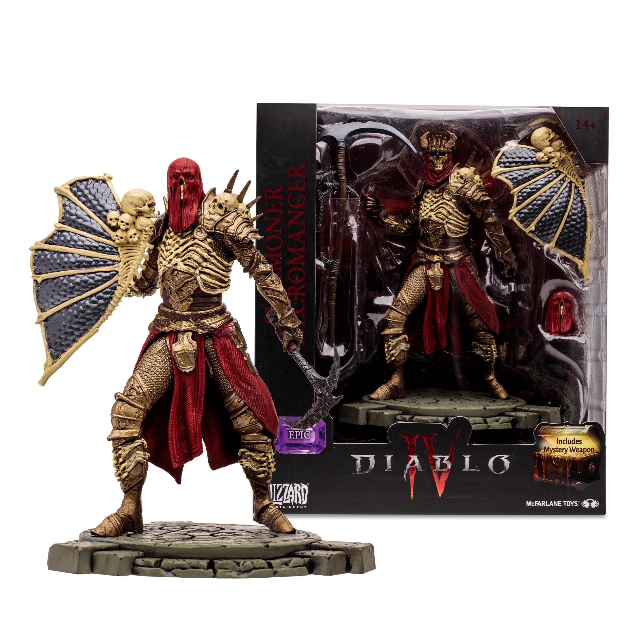 McFarlane Toys - Diablo IV Summoner Necromancer (Epic) 1:12 Scale Pose ...