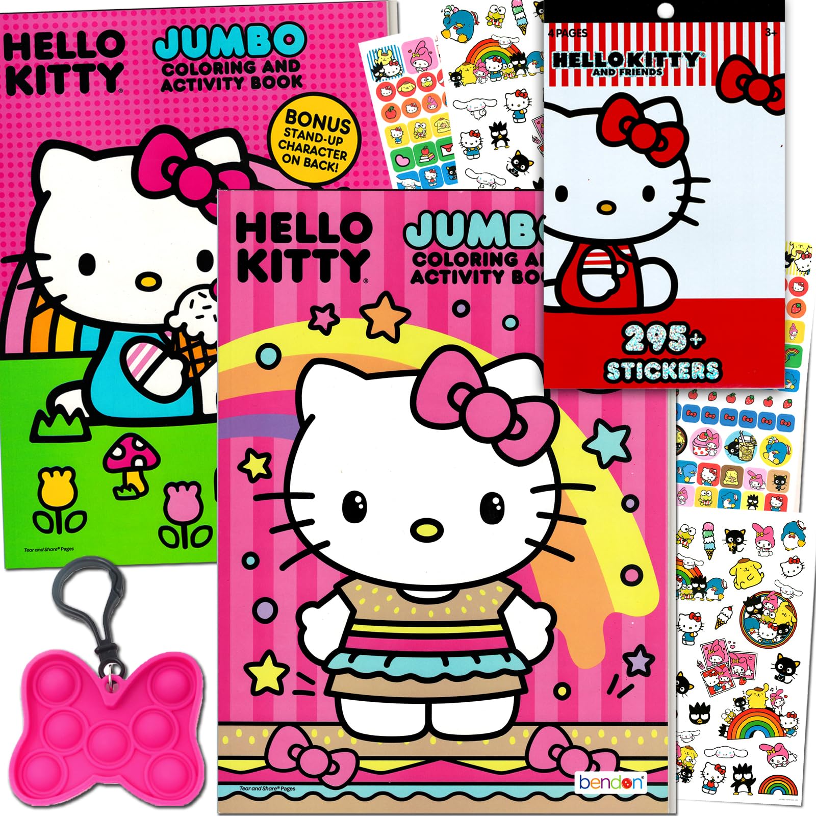Hello Kitty Coloring Books and Sticker Super Bundle Set for Kids ...