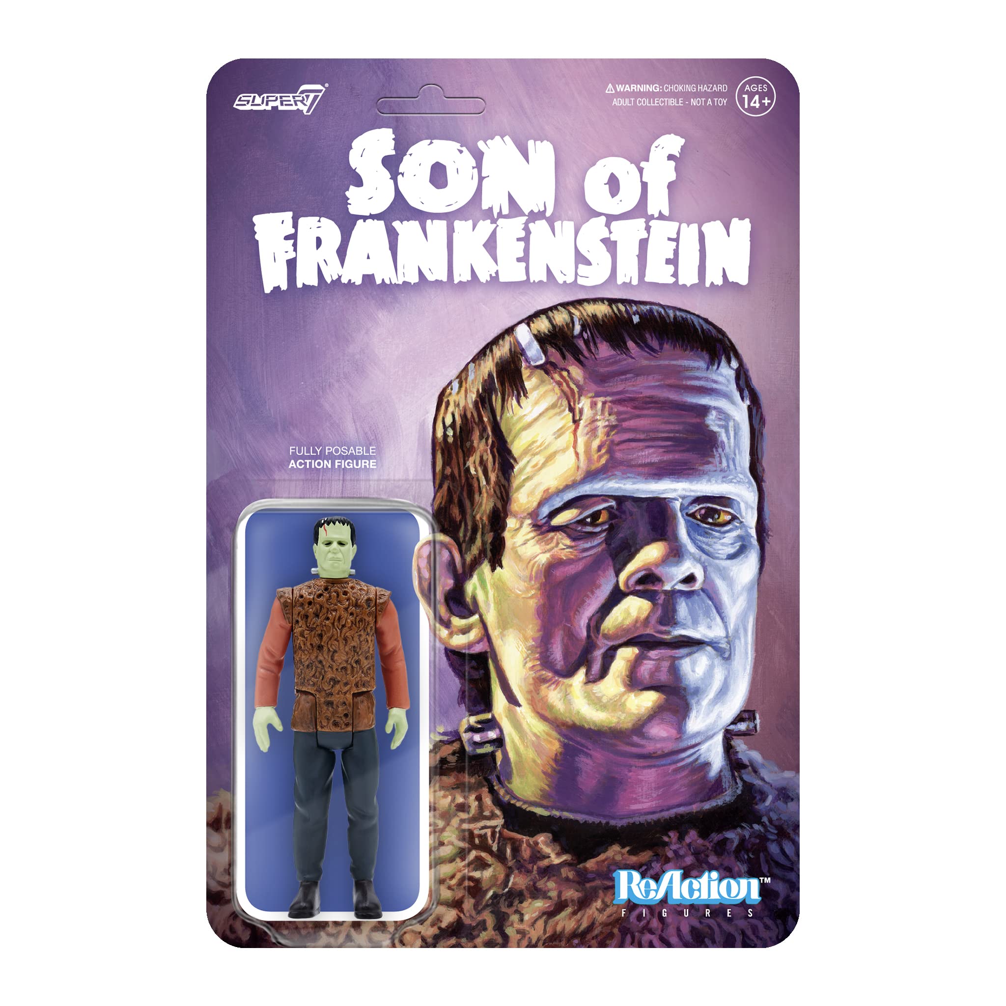 Super7 Universal Monsters Son Of Frankenstein The Monster - 3.75' Univ ...