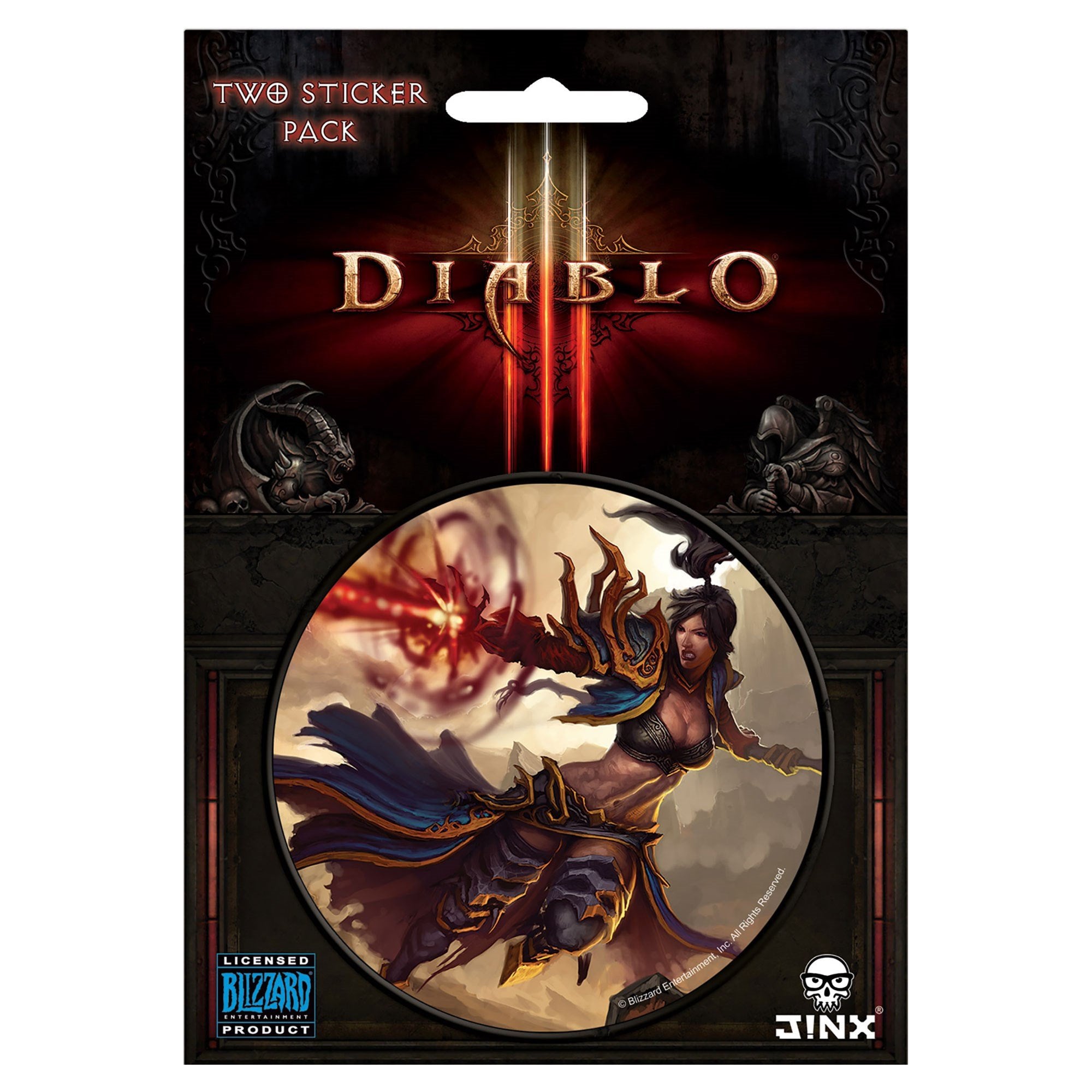 JINX Diablo III Wizard Class Sticker, Multi-Colored, 3 – Toytooth